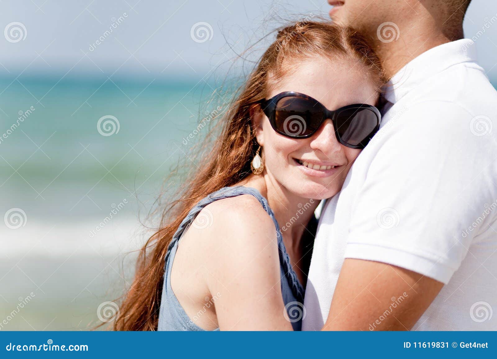 Portrait of a Beautiful Couple Hugging Stock Image - Image of clothing ...