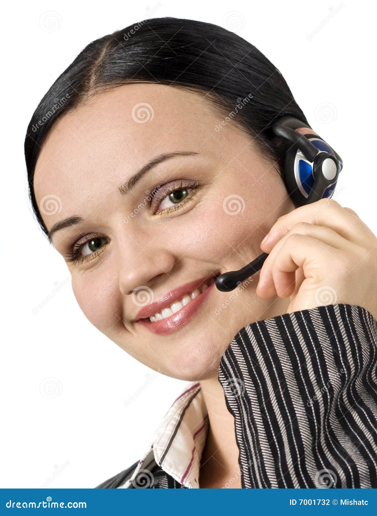 Portrait of Beautiful Customer Support Stock Photo - Image of operator ...