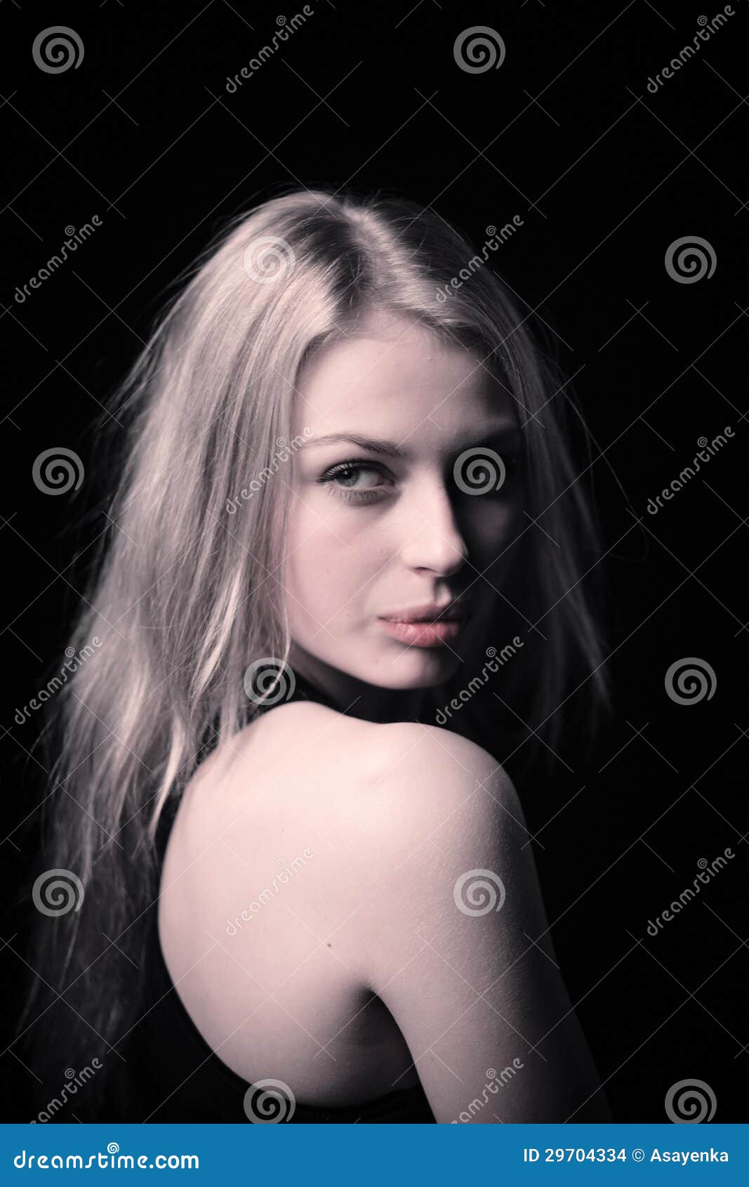 Beautiful delicate girl stock photo. Image of eyes, lips - 29704334