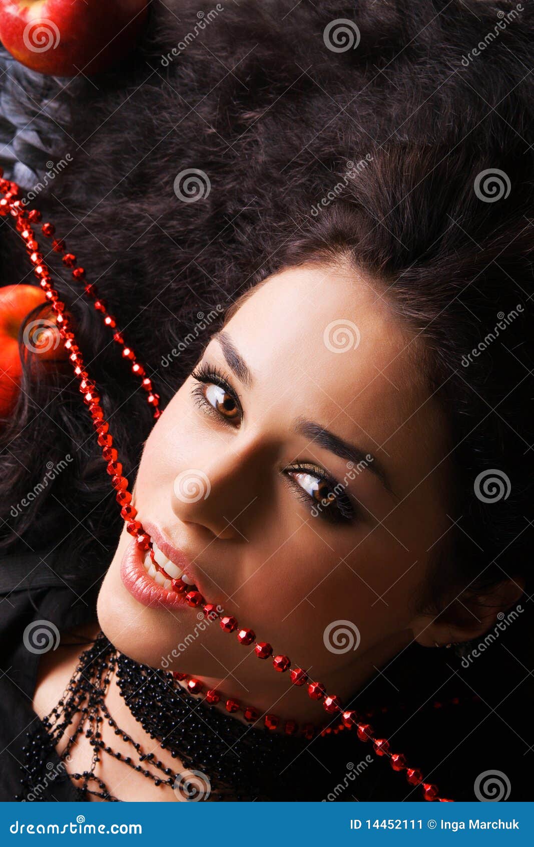 Portrait of a Beautiful Eccentric Woman Stock Image - Image of angry ...