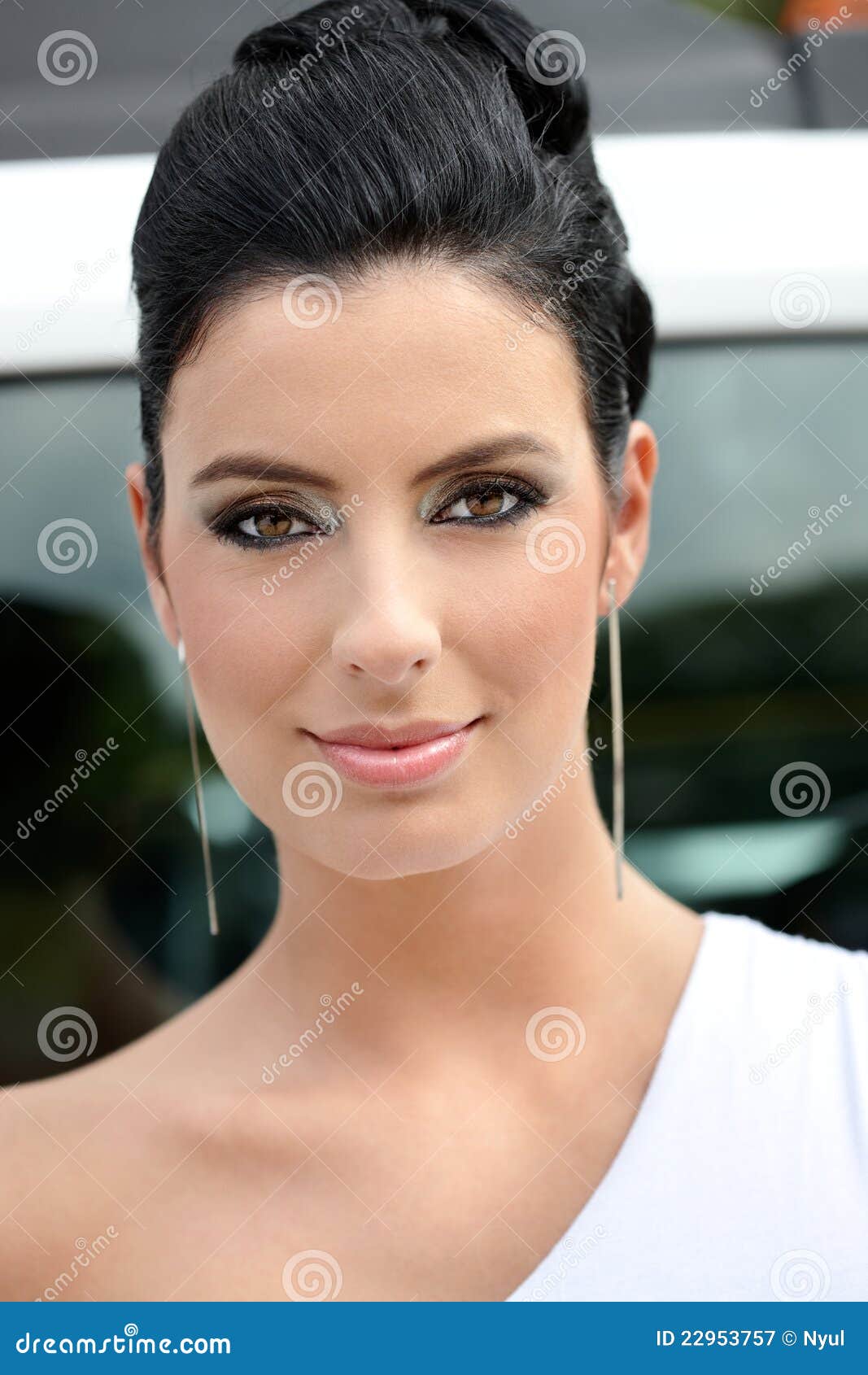 Portrait of Beautiful Elegant Woman Smiling Stock Image - Image of ... Portrait of Beautiful Elegant Woman Smiling Stock Image - Image of ...