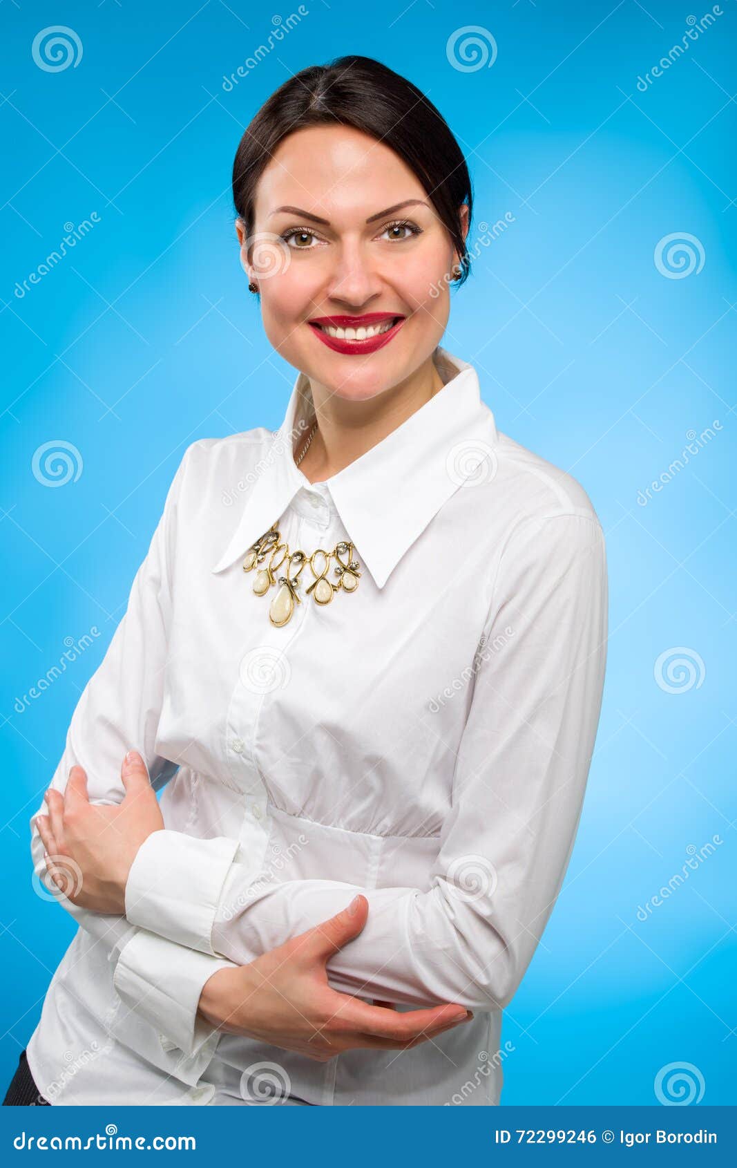 Portrait of Beautiful Female Model Stock Photo - Image of beautiful ...