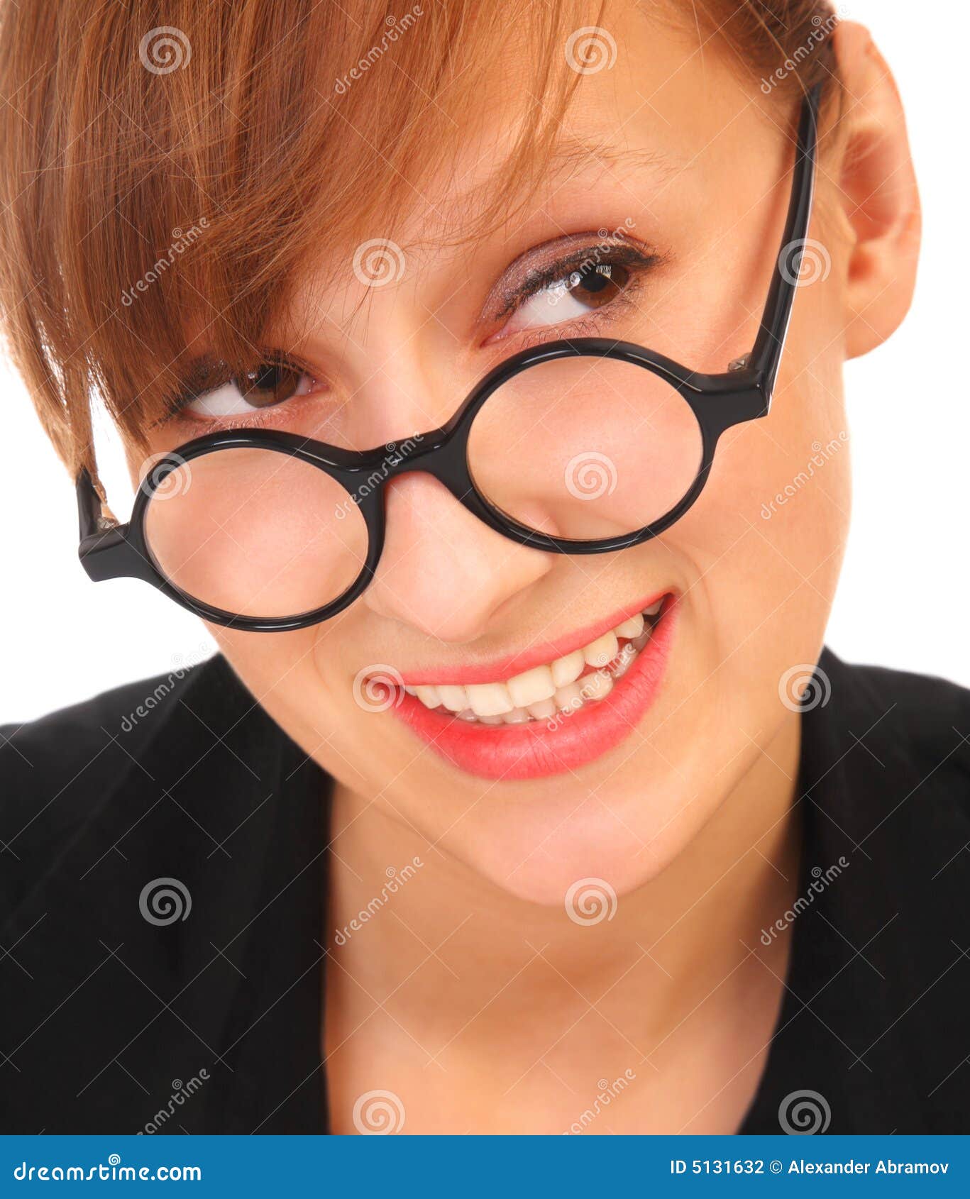 Portrait of a Beautiful Friendly Young Woman Stock Photo - Image of ...