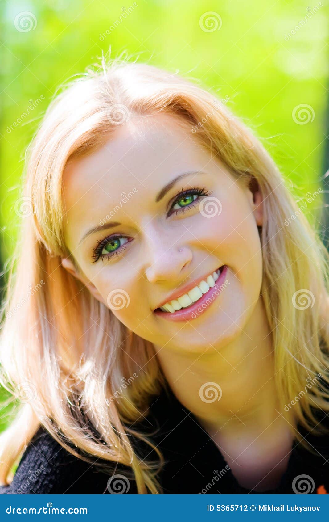 Portrait of the Beautiful Girl Stock Photo - Image of care, lady: 5365712