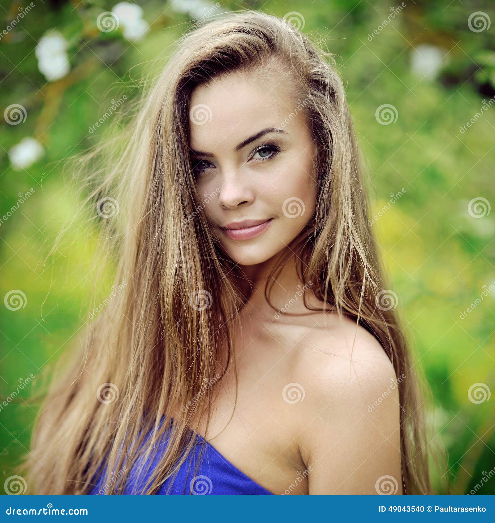 Portrait of a Beautiful Girl Close-up Stock Photo - Image of eyebrow ...
