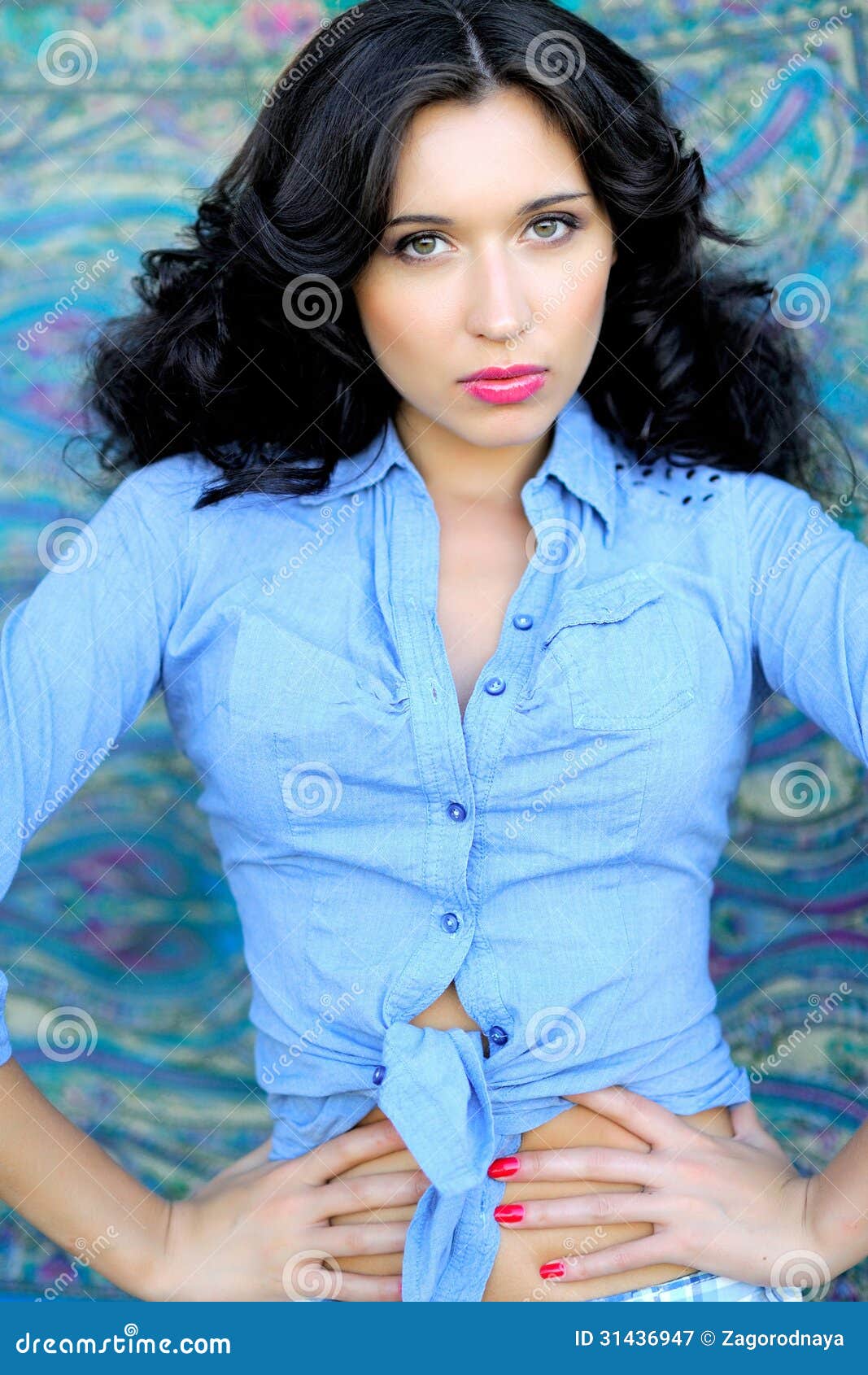 Portrait of a Beautiful Girl Stock Image - Image of hair, pretty: 31436947