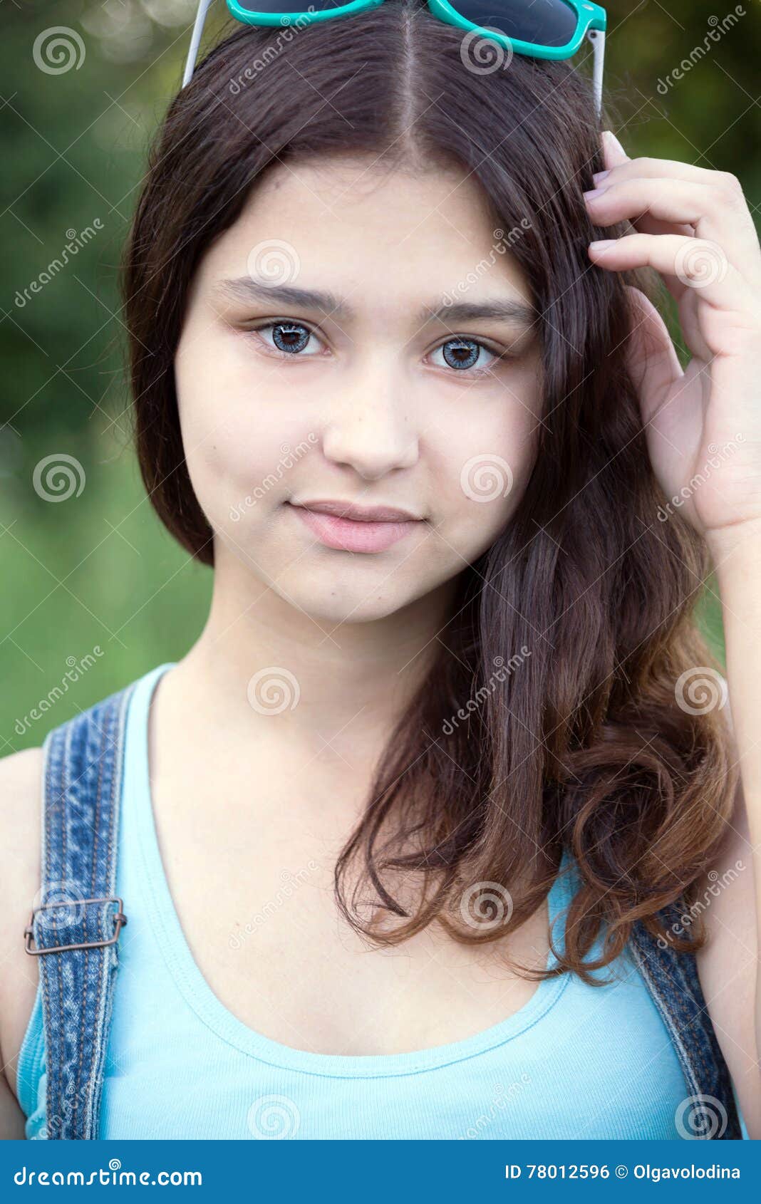 Portrait of Beautiful Girl 15 Years Stock Photo - Image of cute ...