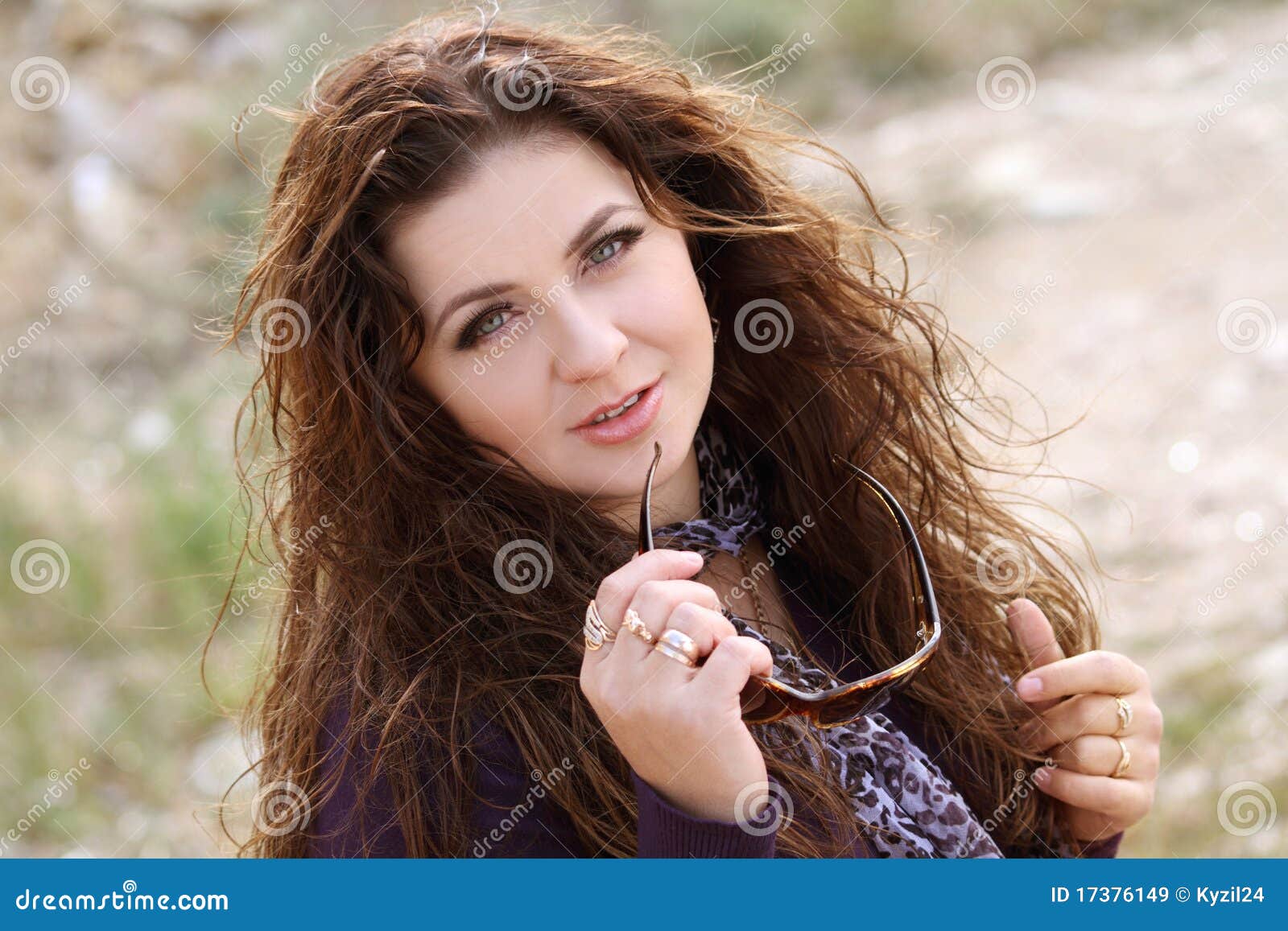 Portrait of beautiful lady stock image. Image of time - 17376149