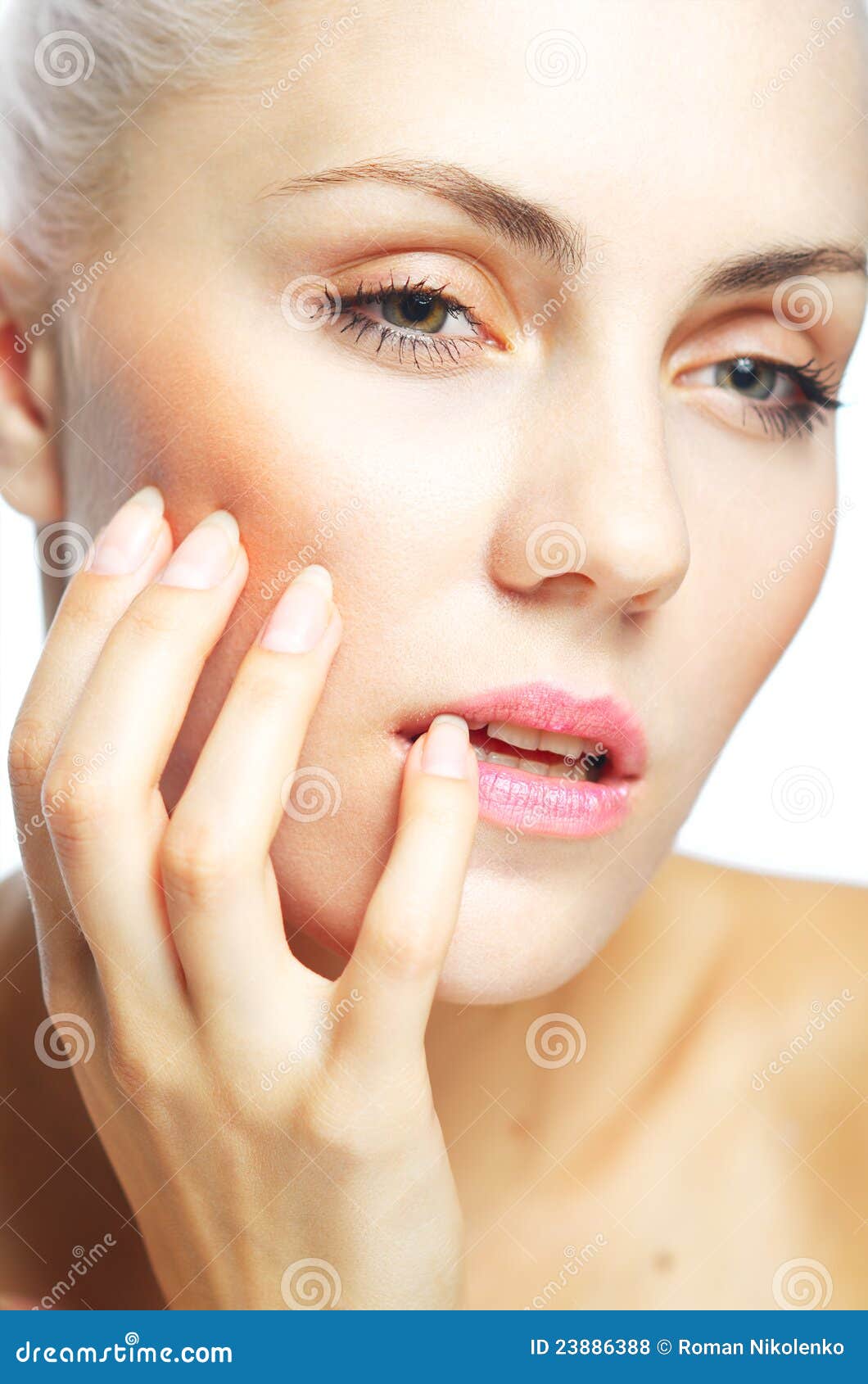 Portrait of the Beautiful Lady Stock Photo - Image of adult, emotions ...