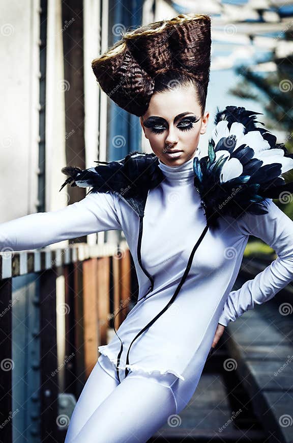 Portrait of the Beautiful Lady Stock Photo - Image of human, lady: 25787576