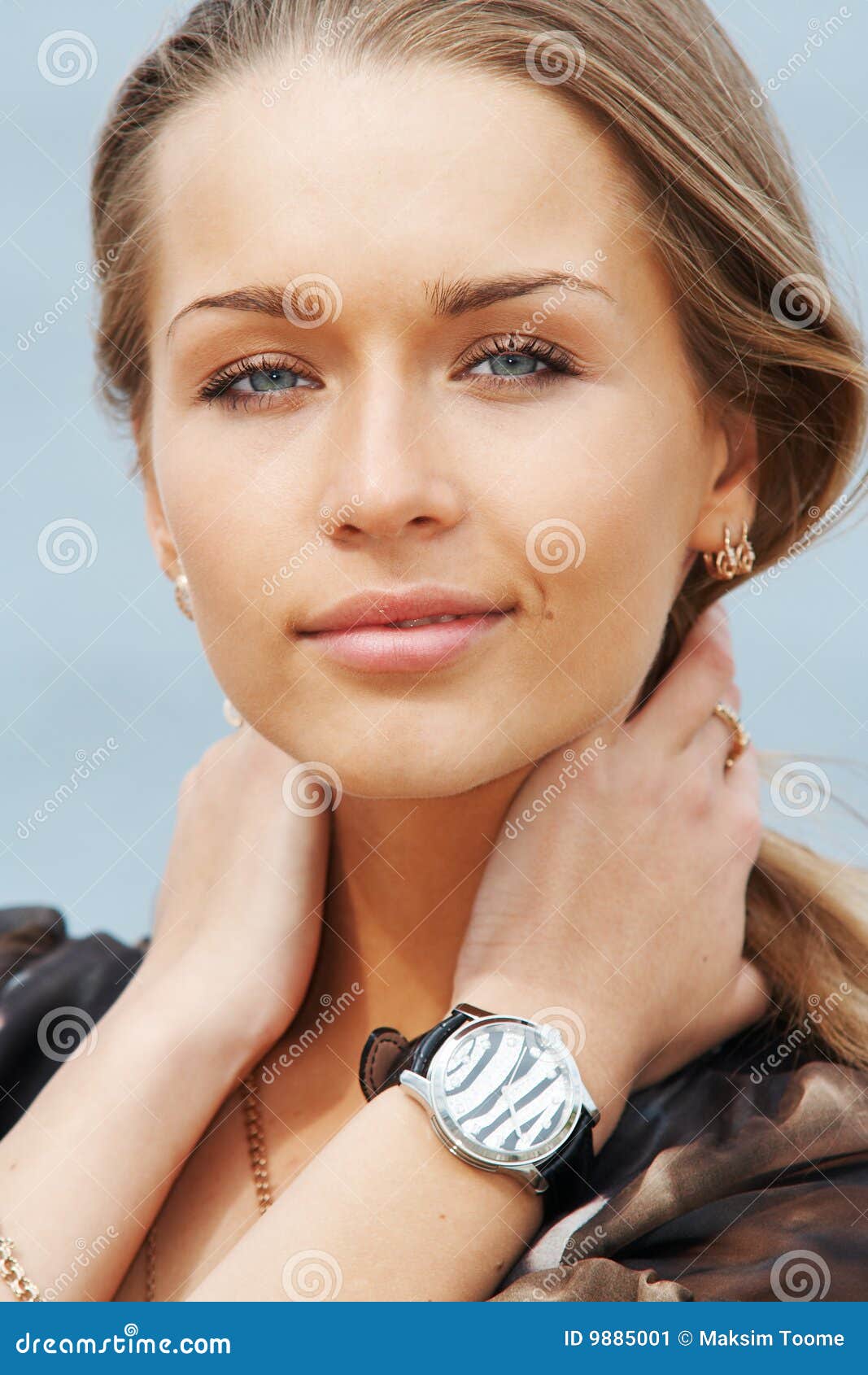 Portrait of a Beautiful Lady Stock Image - Image of face, light: 9885001