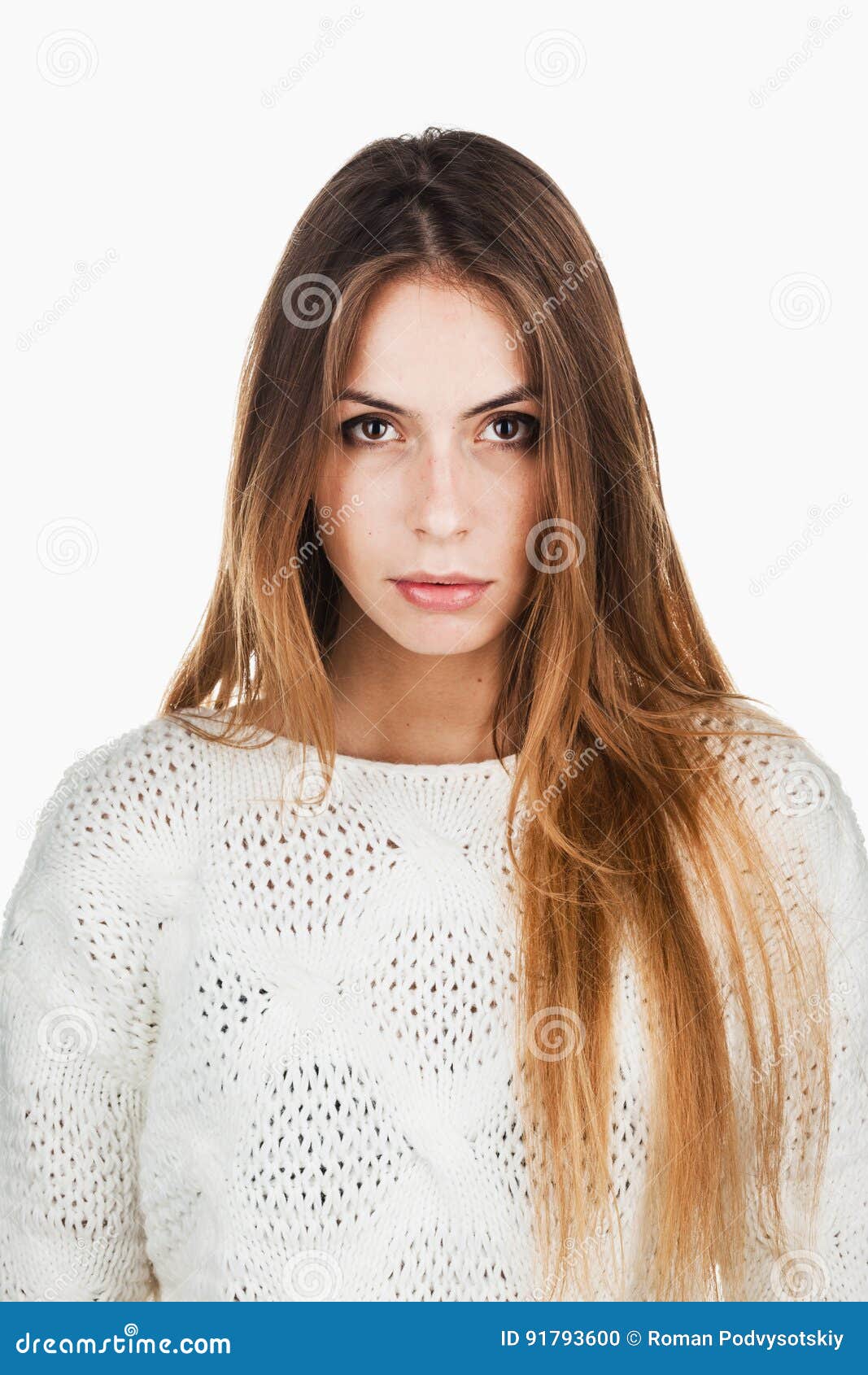 Portrait of beautiful lady stock photo. Image of caucasian - 91793600