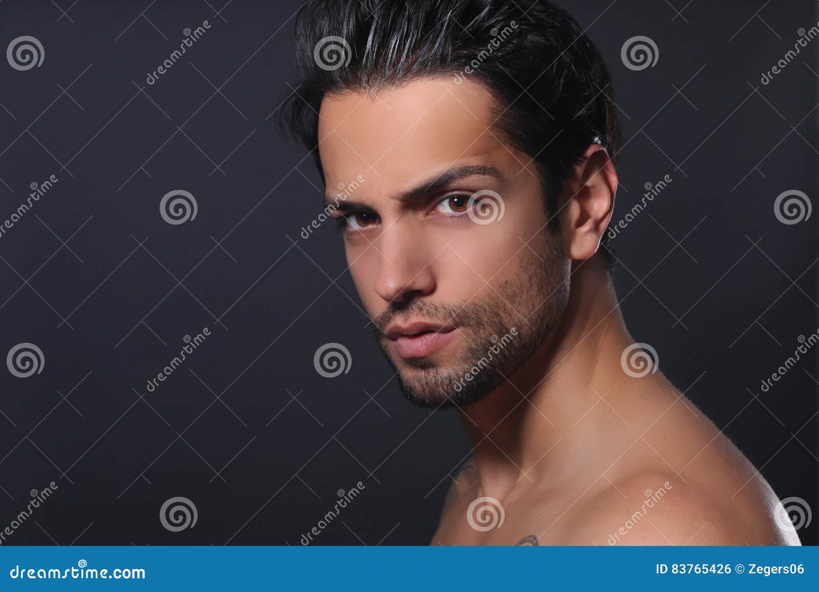 Portrait of a Beautiful Man Stock Photo - Image of beauty, beautiful ...