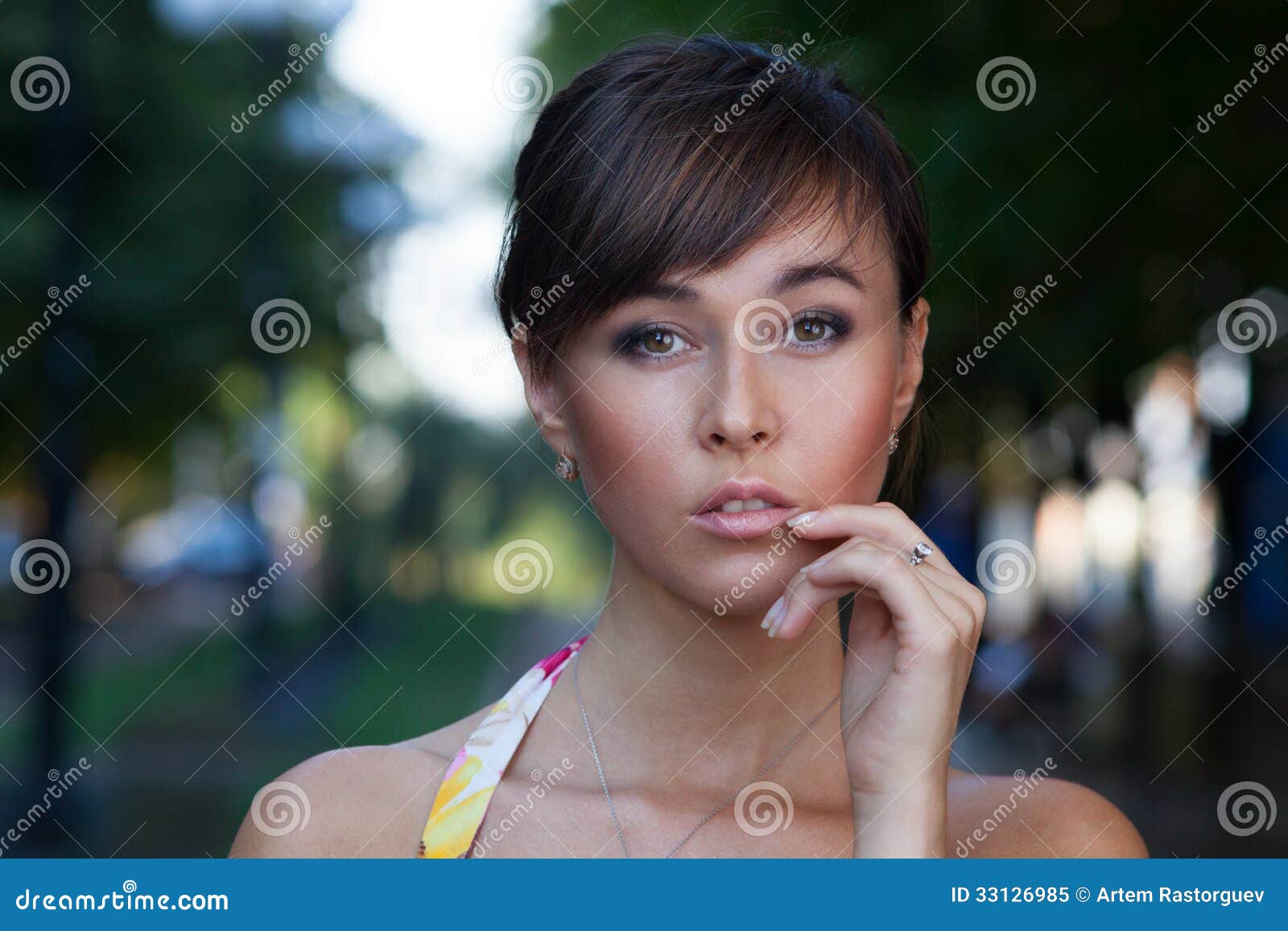 Portrait of beautiful mode stock image. Image of model - 33126985