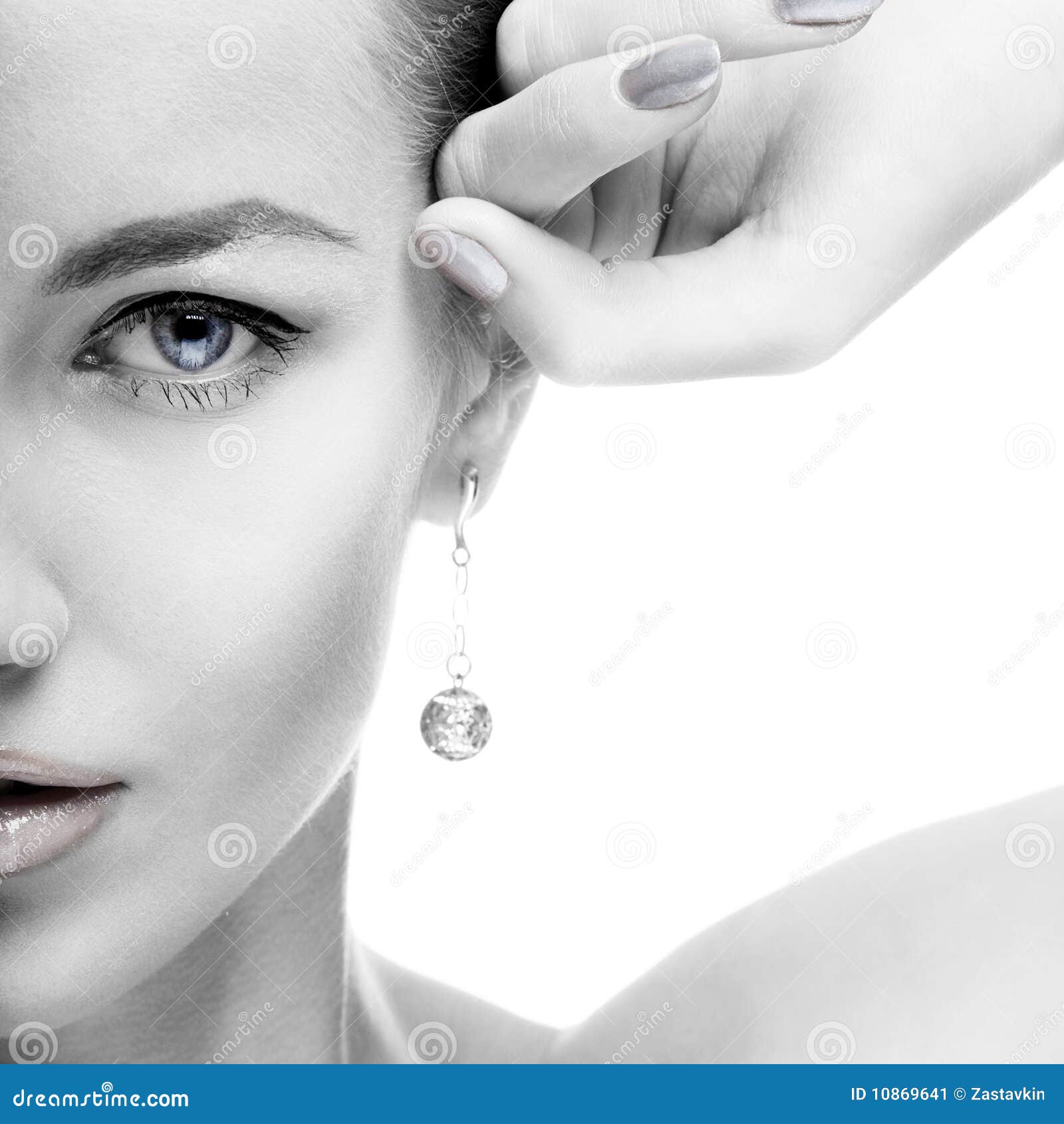 Portrait of Beautiful Model Stock Image - Image of caucasian, human ...