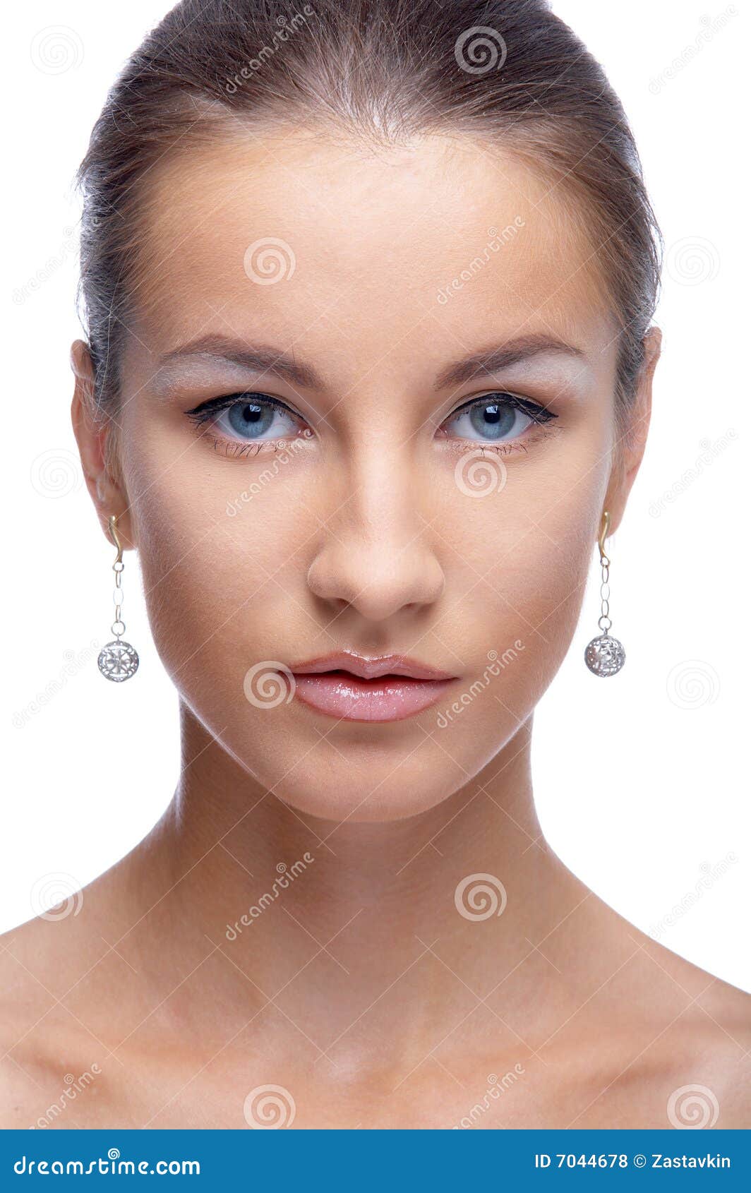 Portrait of Beautiful Model Stock Photo - Image of hair, posing: 7044678