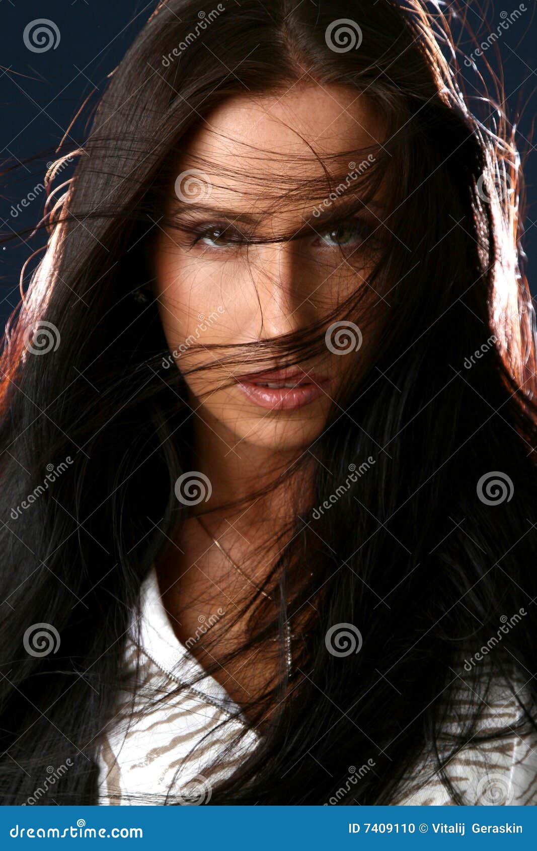 Portrait of Beautiful Model Stock Photo - Image of female, fashion: 7409110