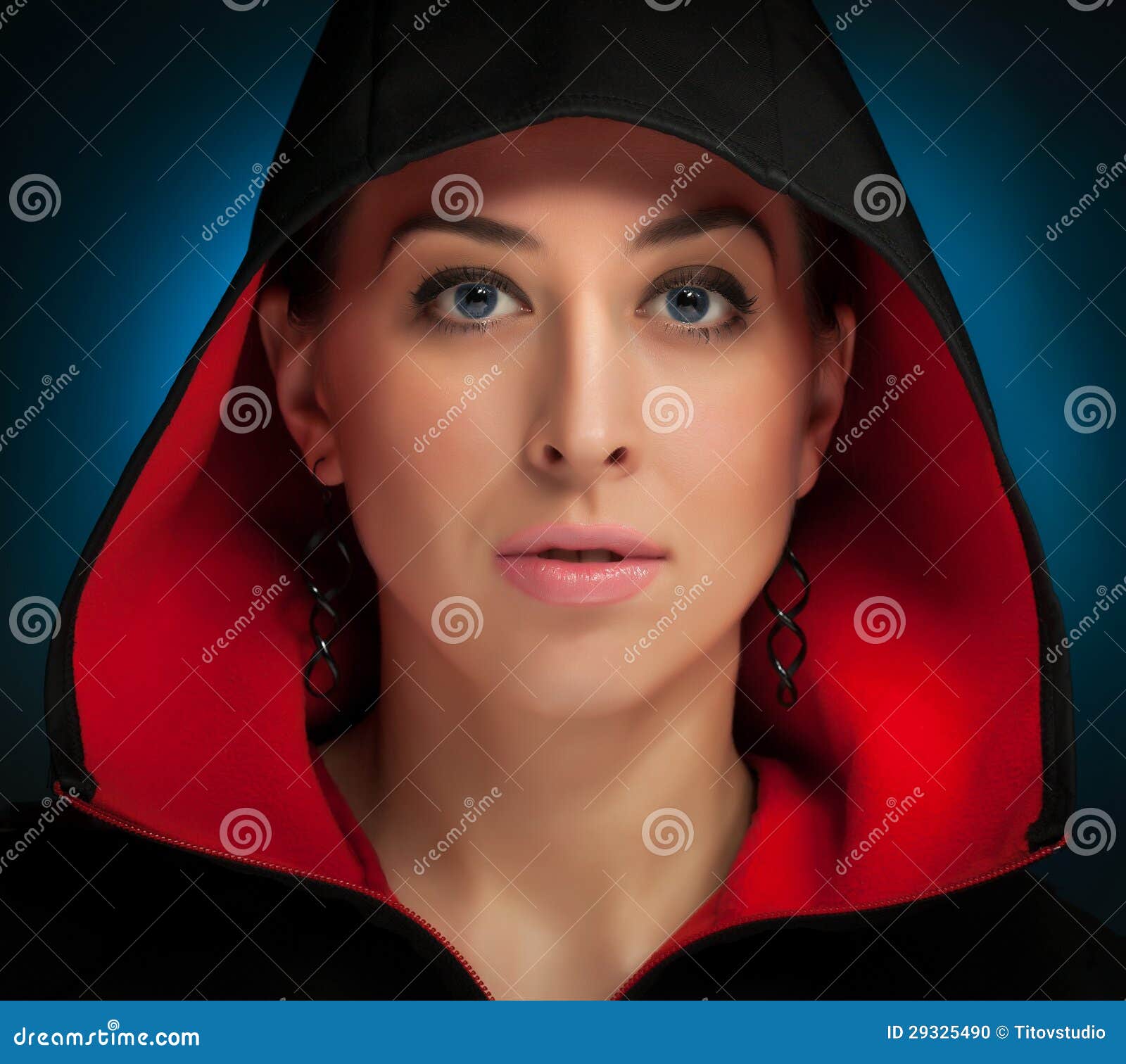 Portrait Of A Beautiful Mysterious Woman Stock Photo - Image: 29325490 Portrait Of A Beautiful Mysterious Woman Stock Photo - Image: 29325490