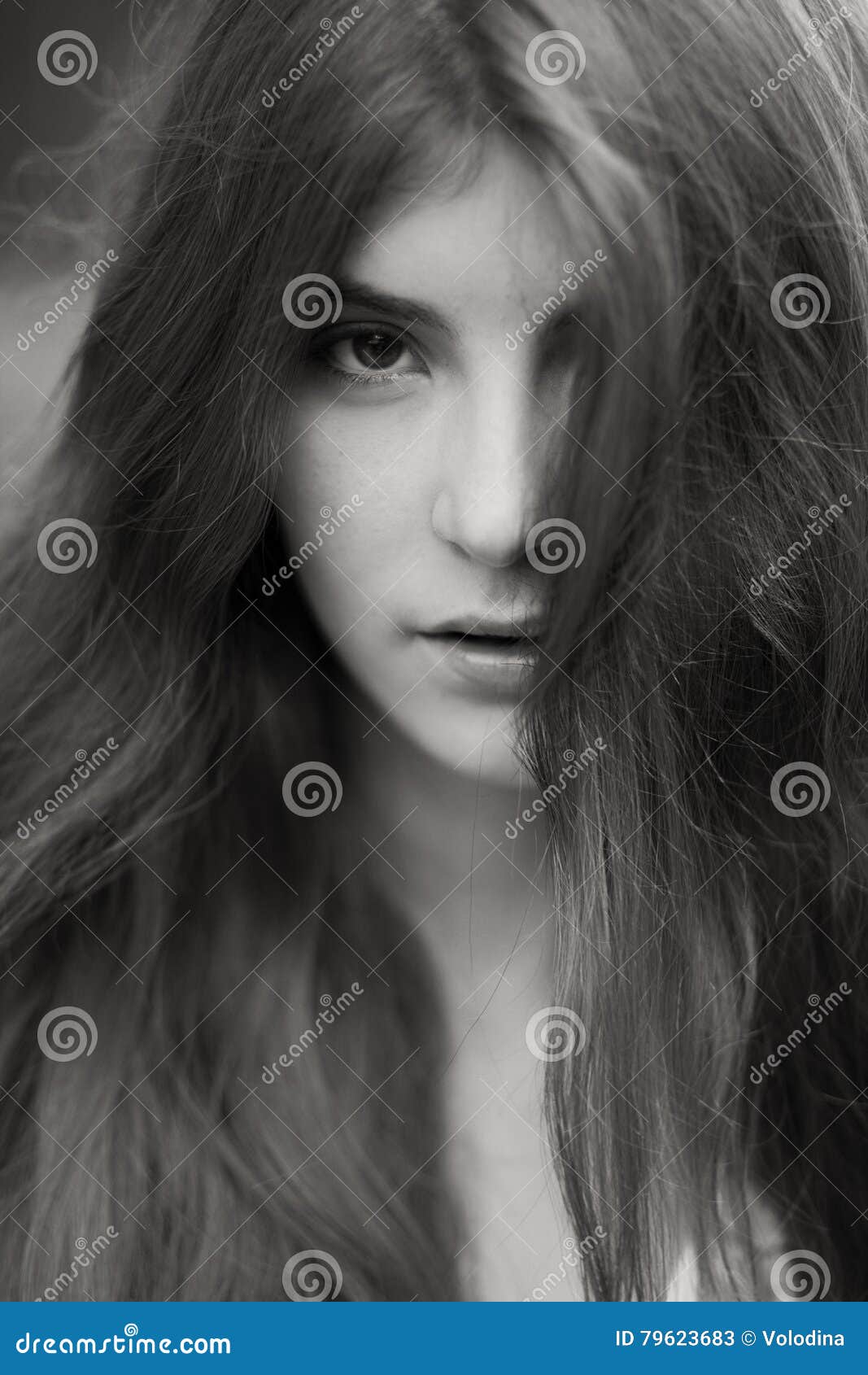Portrait of Beautiful Natural Woman Stock Image - Image of asian ...