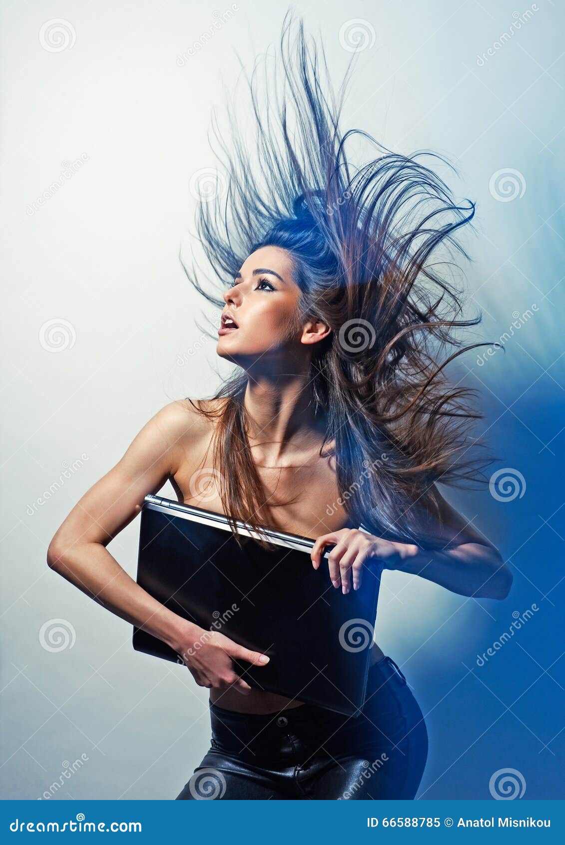 Portrait of the Beautiful Nice Woman Stock Image - Image of elegant ...