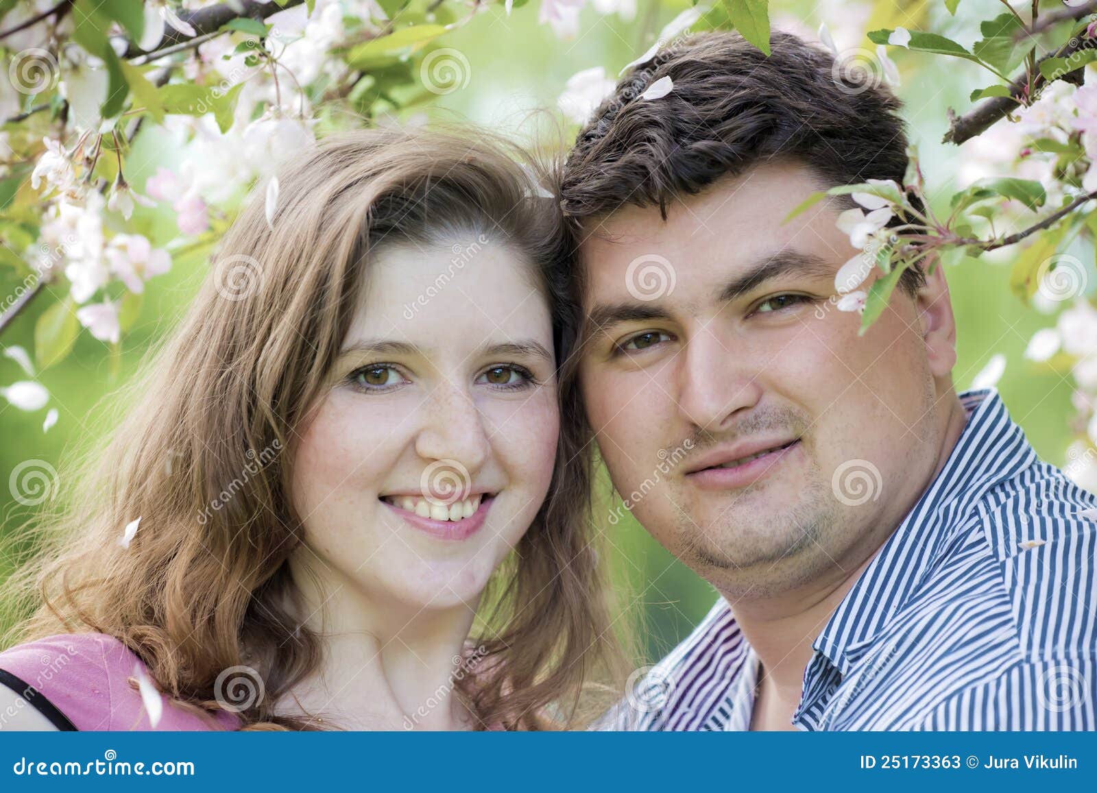 Portrait of beautiful pair stock image. Image of male - 25173363