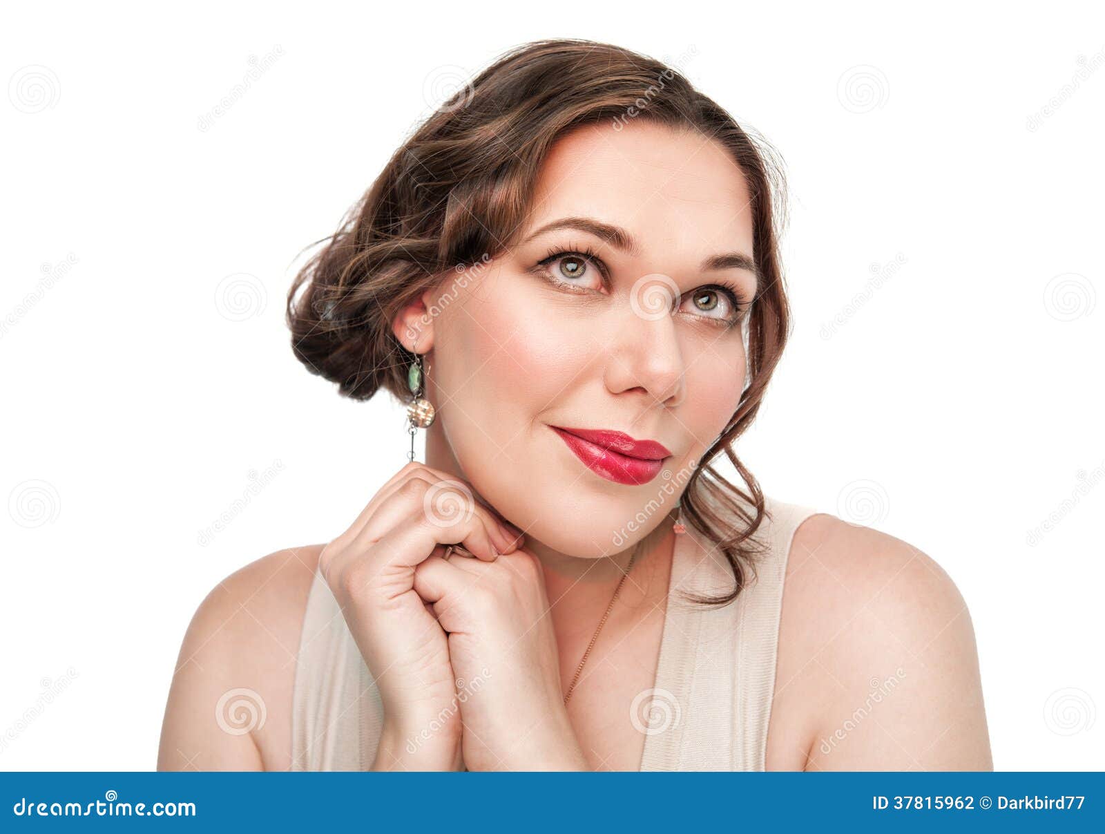 Portrait of Beautiful Plus Size Woman Stock Photo - Image of plus ...