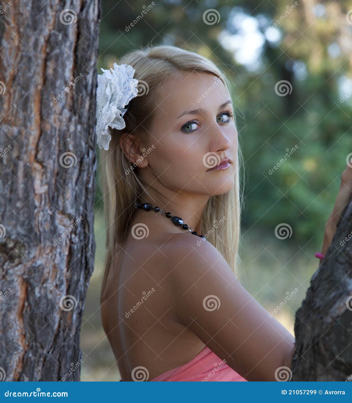 Portrait Of Beautiful Romantic Woman Stock Image - Image of body, hair ...