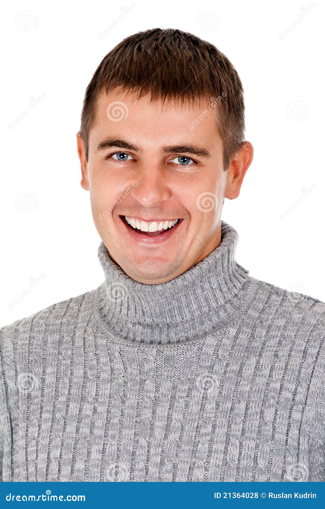 Portrait of Beautiful Smiling Man Stock Photo - Image of cute, smiling ...