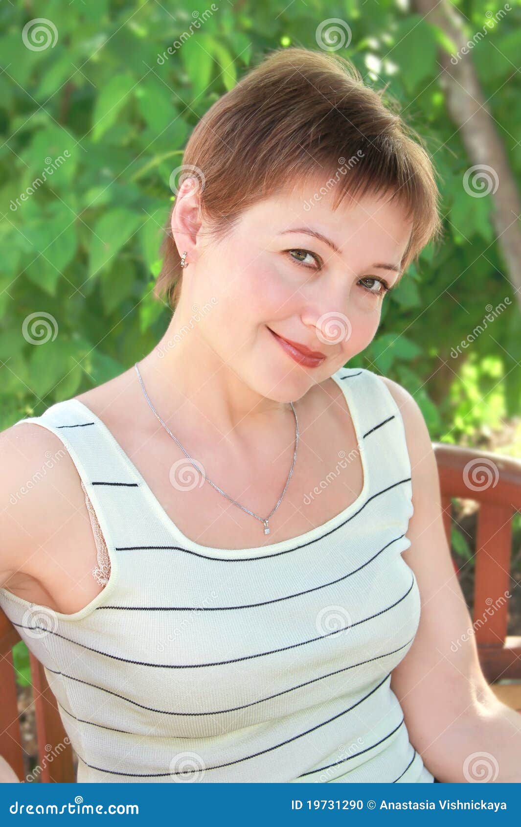 Portrait of Beautiful Smiling Woman Stock Photo - Image of cheerful ...