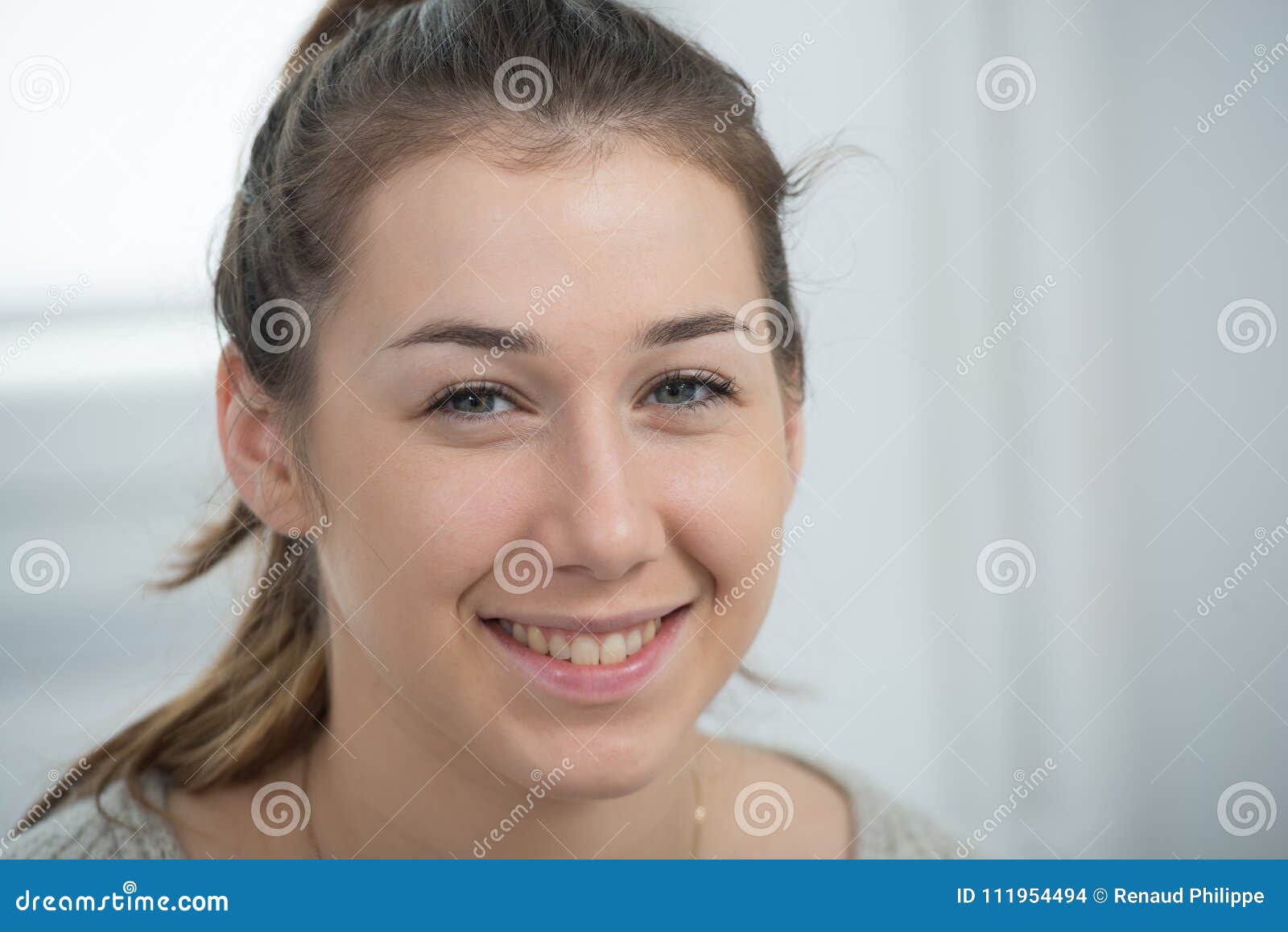Portrait of Beautiful and Smiling Young Woman Stock Photo - Image of ... Portrait of Beautiful and Smiling Young Woman Stock Photo - Image of ...
