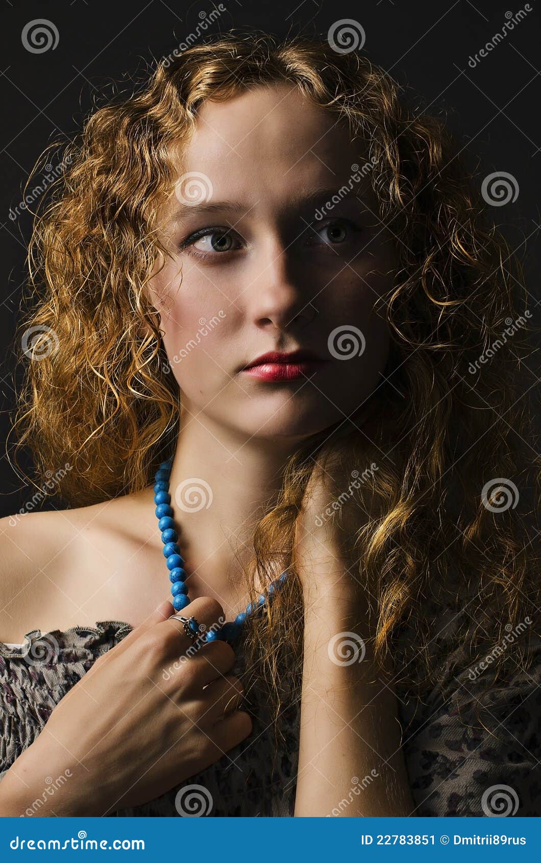 Portrait of Beautiful Stylish Lady Stock Image - Image of face ...