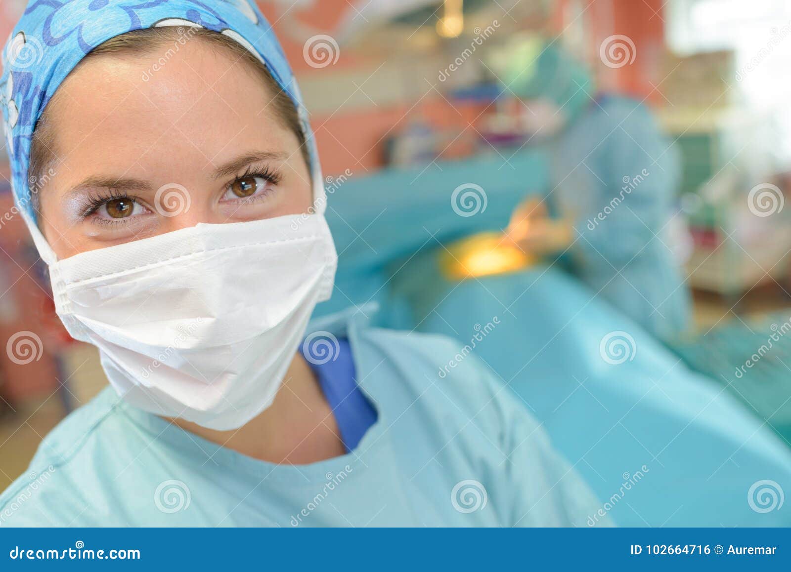 Portrait beautiful surgeon stock photo. Image of eliability - 102664716