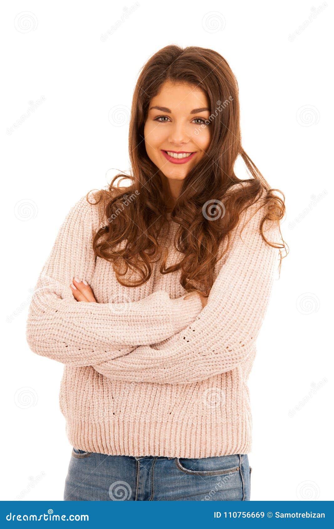 Portrait of a Beautiful Teenage Caucasian Woman Isolated Over White ... Portrait of a Beautiful Teenage Caucasian Woman Isolated Over White ...