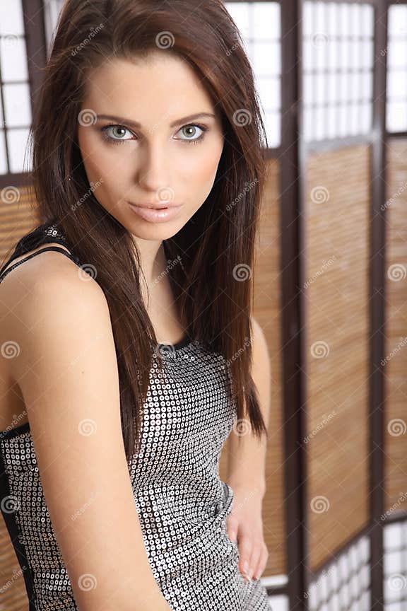 Portrait of Beautiful Top Model. Stock Photo - Image of pretty, face ...