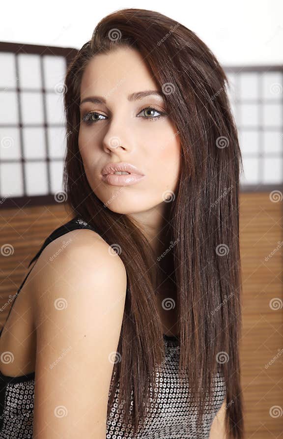Portrait of Beautiful Top Model. Stock Photo - Image of face ...