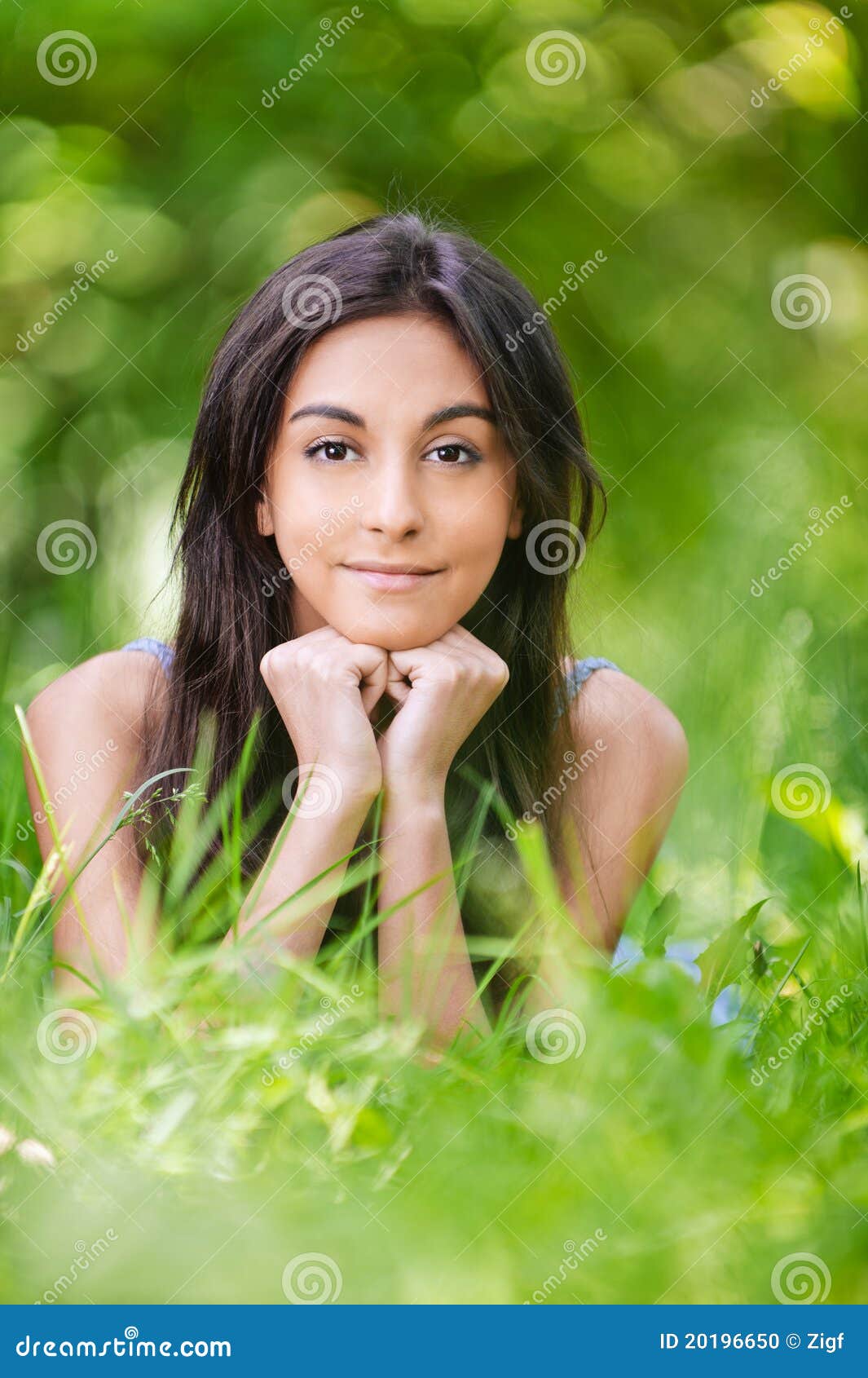 Portrait of Beautiful Young Stock Photo - Image of latinamerican, fist ...