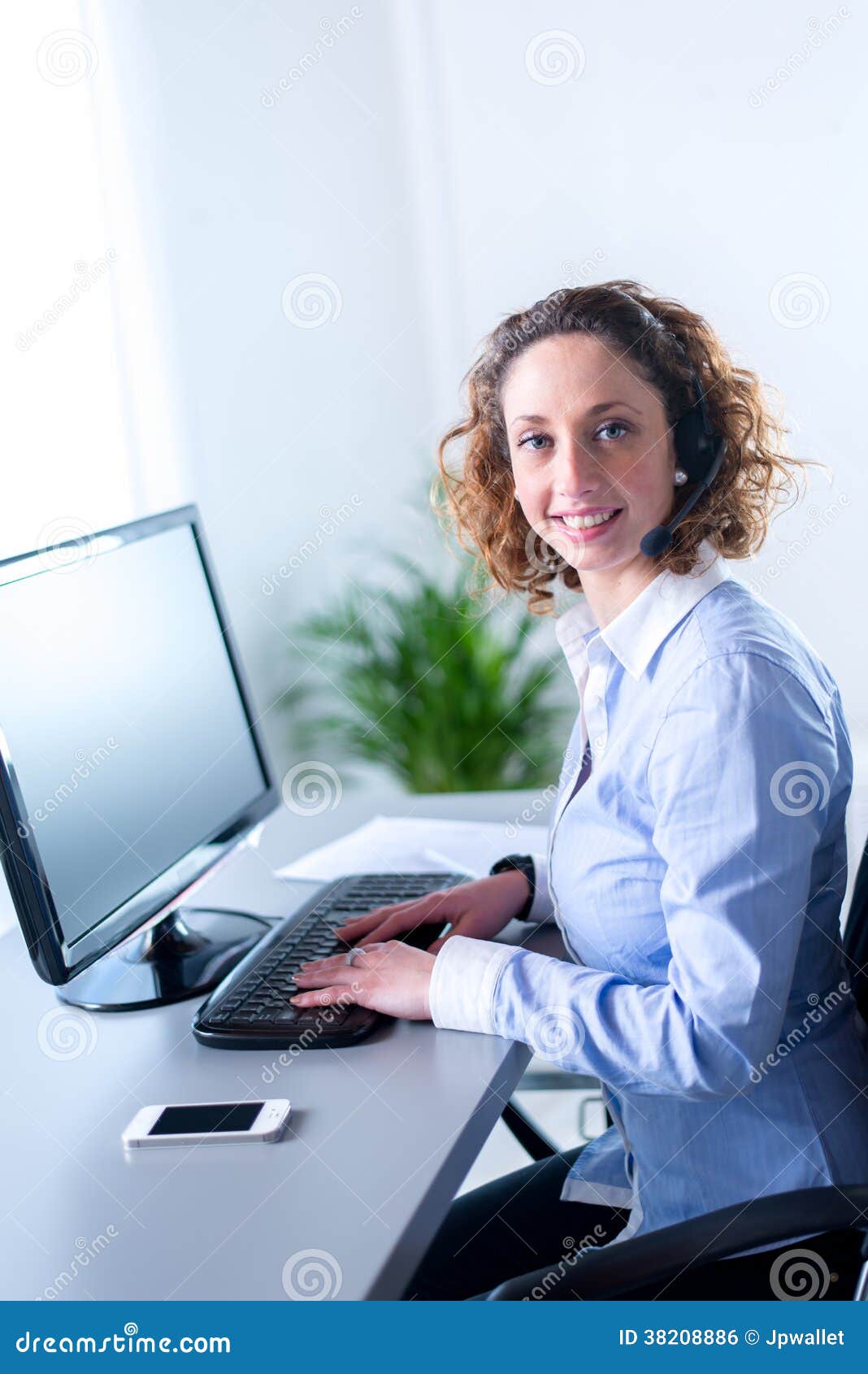 Portrait of a Beautiful Young Executive Woman Stock Photo - Image of ...