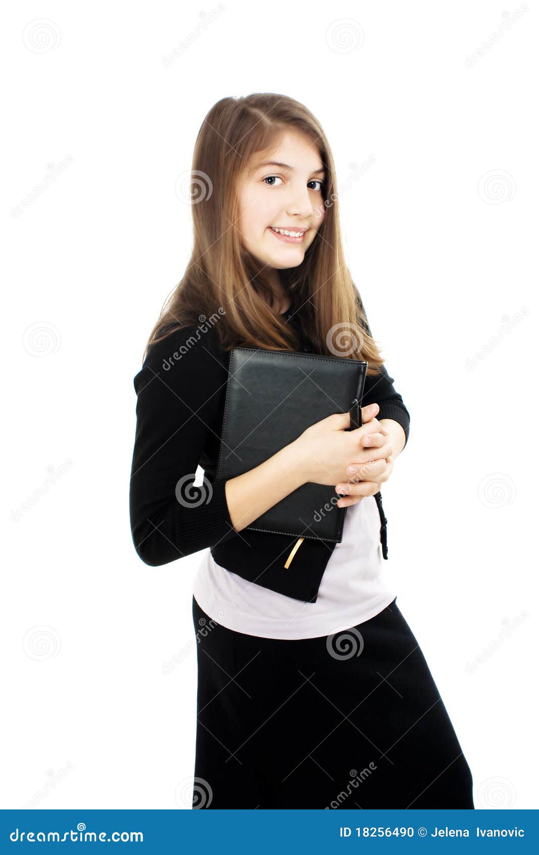Portrait of a Beautiful Young Female Student Stock Photo - Image of ...