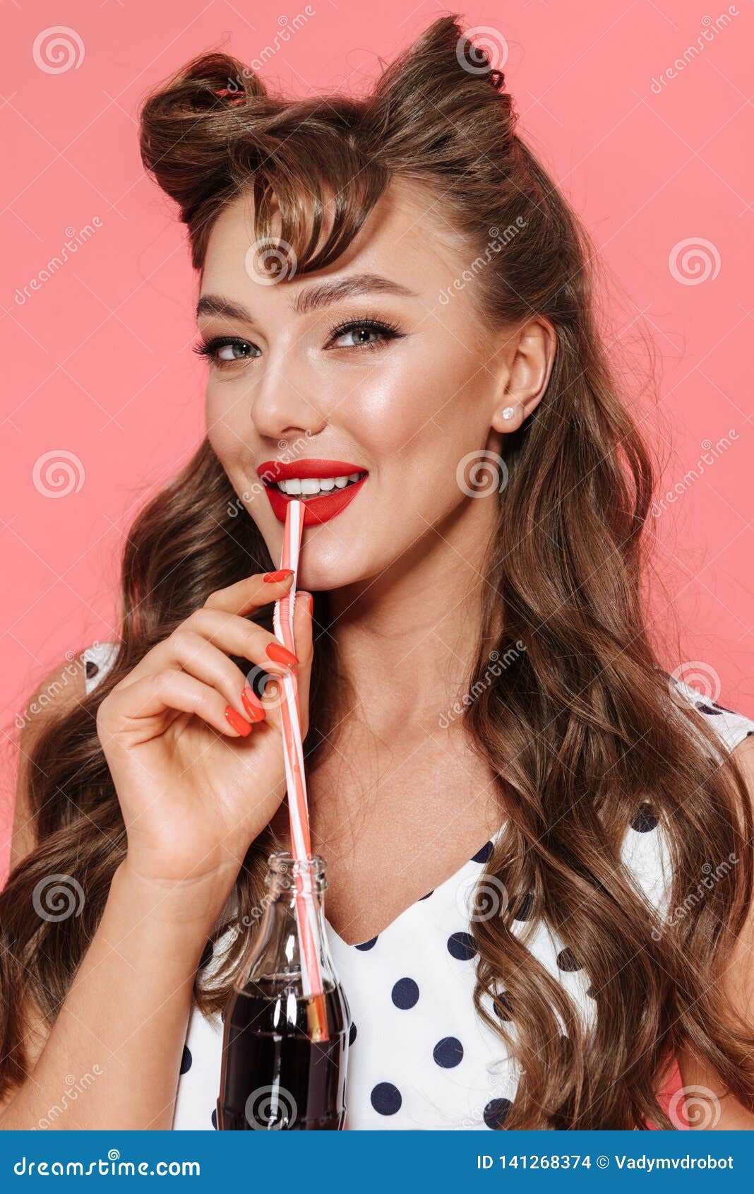 Portrait Of A Beautiful Young Pin-up Girl Stock Photo - Image of alone ... Portrait Of A Beautiful Young Pin-up Girl Stock Photo - Image of alone ...