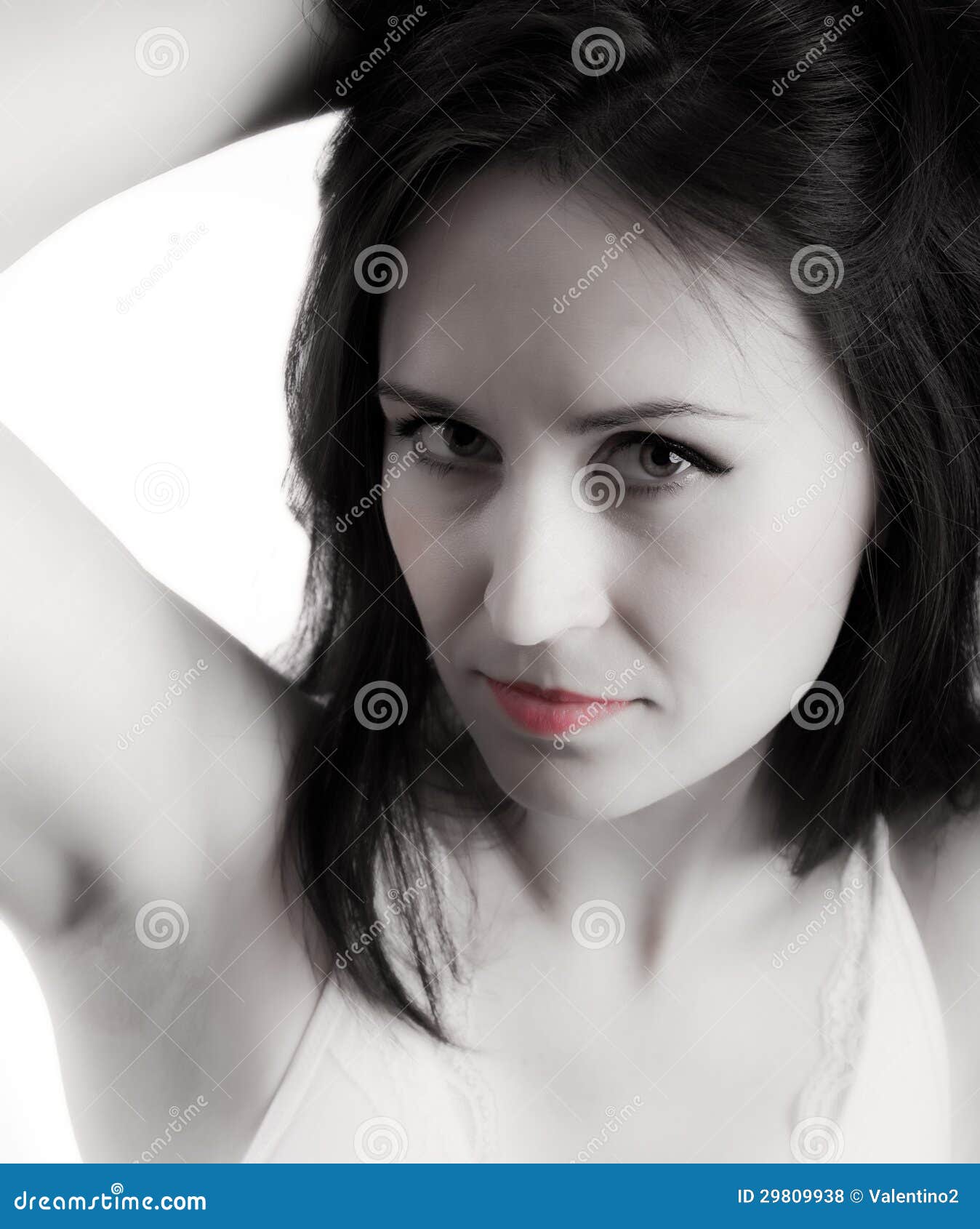 Woman showing armpit stock photo. Image of pretty, young - 29809938