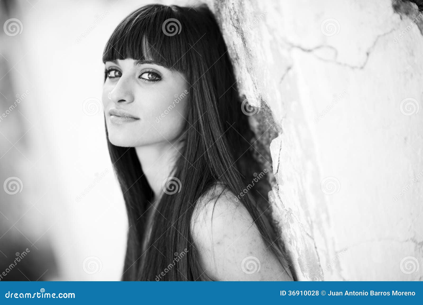 Portrait of a Beautiful Young Woman Staring at Camera. Stock Photo ... Portrait of a Beautiful Young Woman Staring at Camera. Stock Photo ...