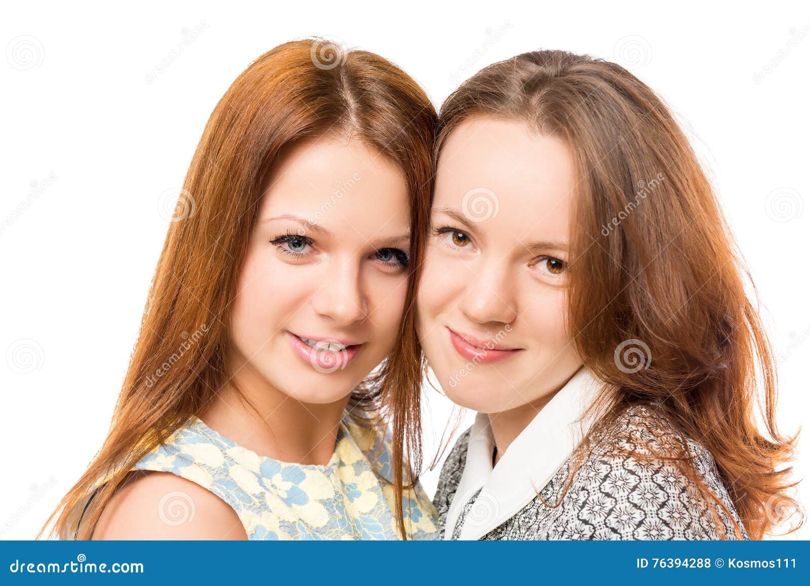 Portrait of Best Friends, Close-up Stock Photo - Image of beautiful ...