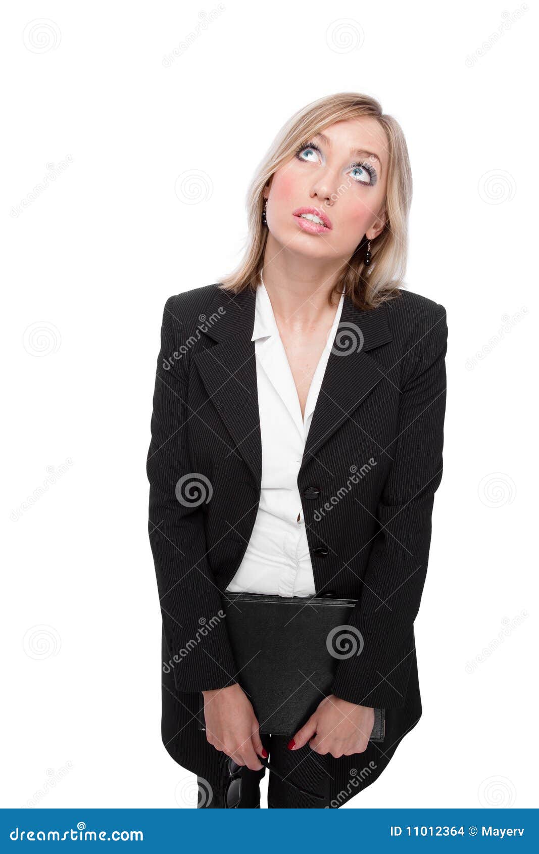 Portrait Bewildered Business Women Stock Photo - Image of fish, eyes ...