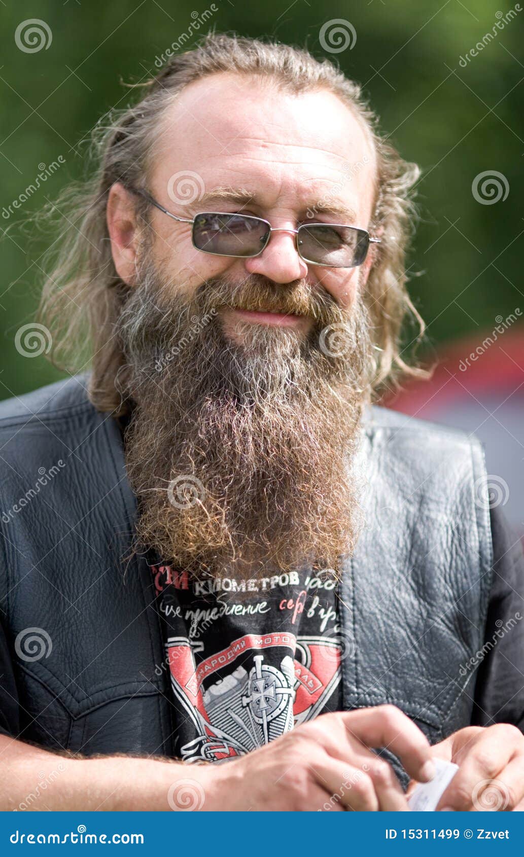 Portrait of biker editorial stock image. Image of leather - 15311499