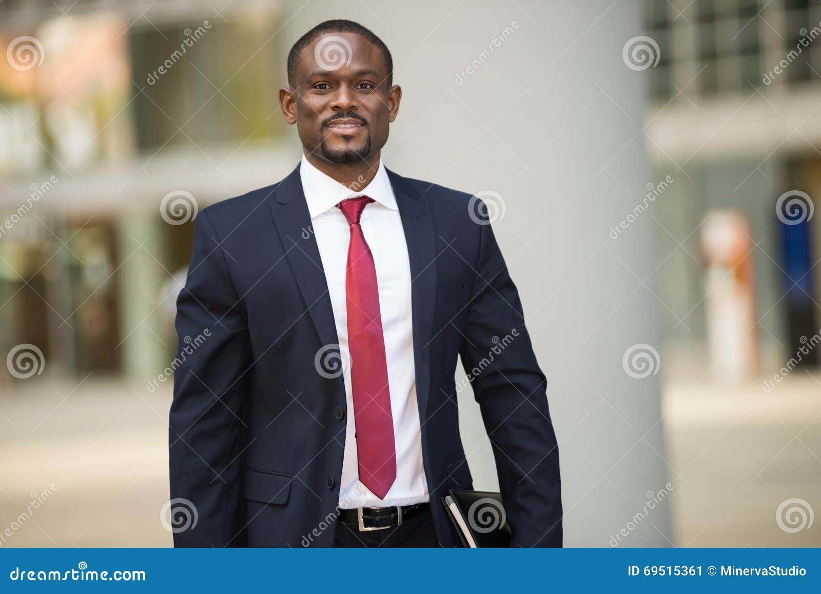 Portrait of a Black Businessman Stock Image - Image of manager ...