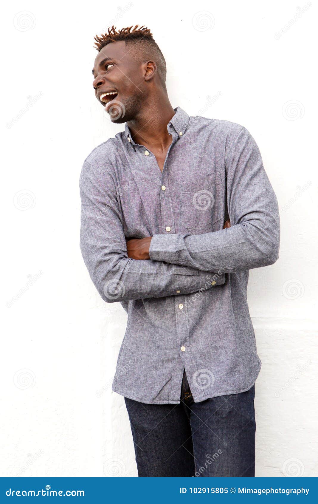Black Guy Looking Away And Smiling Over White Background Stock Image ... Black Guy Looking Away And Smiling Over White Background Stock Image ...