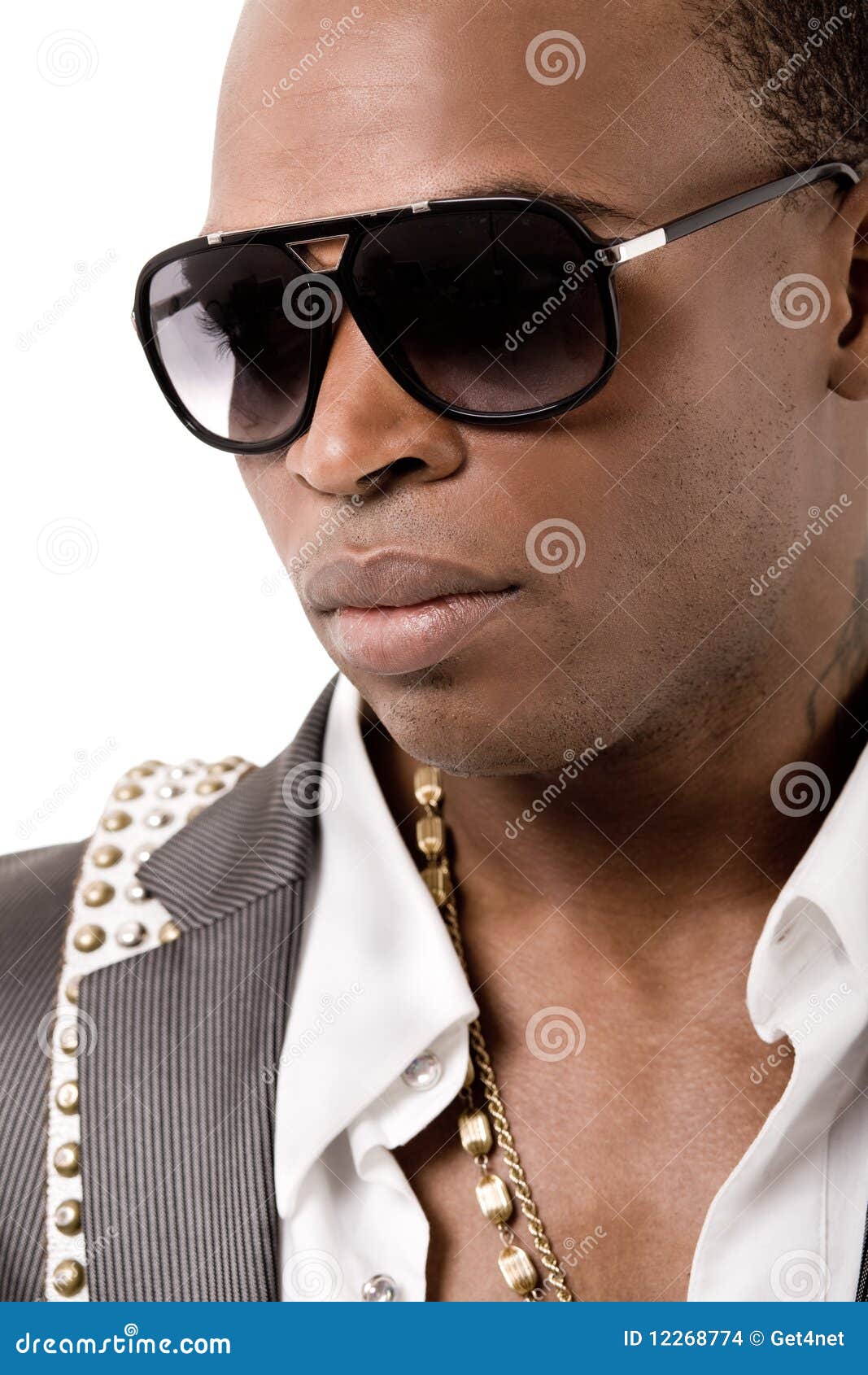 Portrait of black person stock photo. Image of executive - 12268774