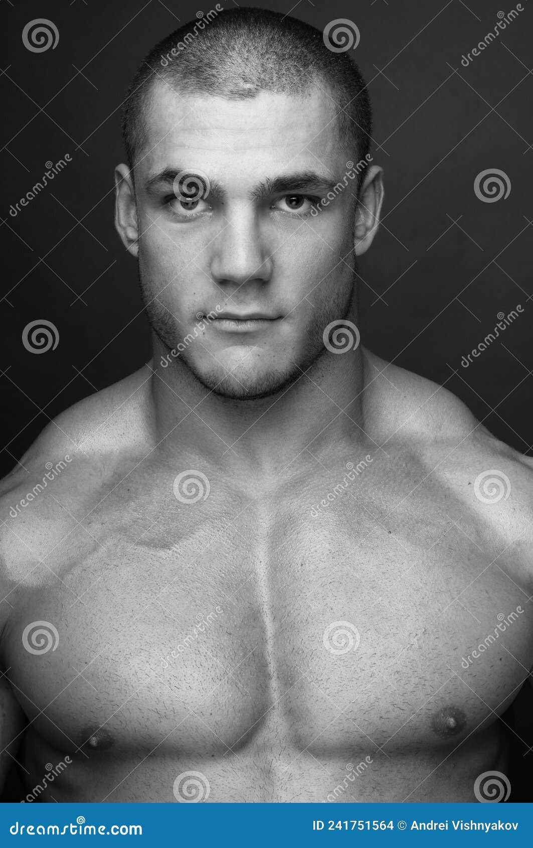 Portrait of bodybuilder stock photo. Image of closeup - 241751564