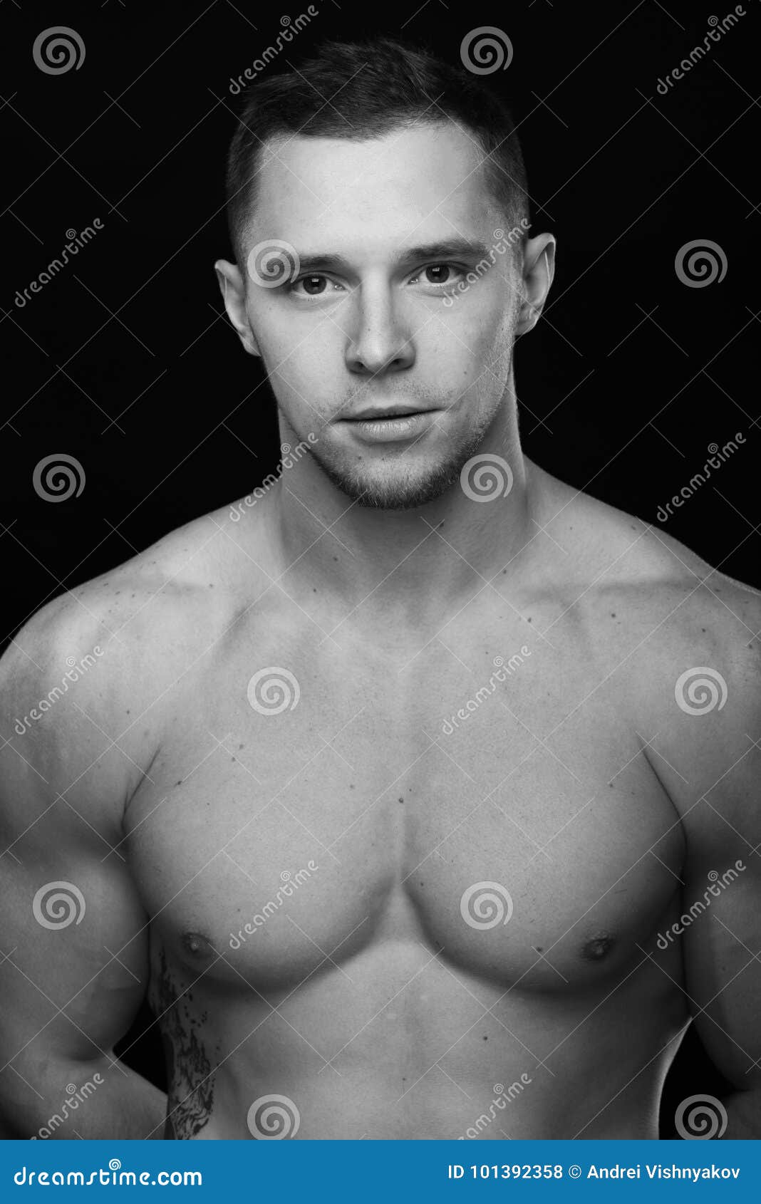 Portrait of bodybuilder stock photo. Image of sport - 101392358