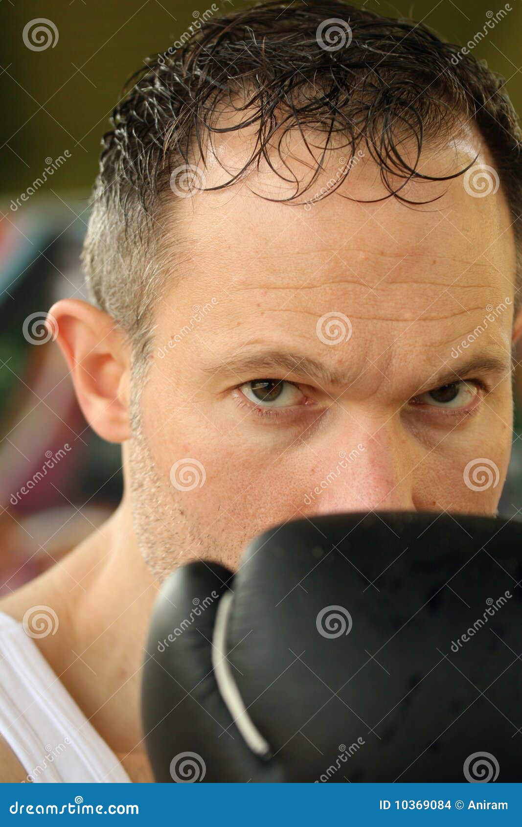 Portrait of boxer stock photo. Image of spar, tournament - 10369084